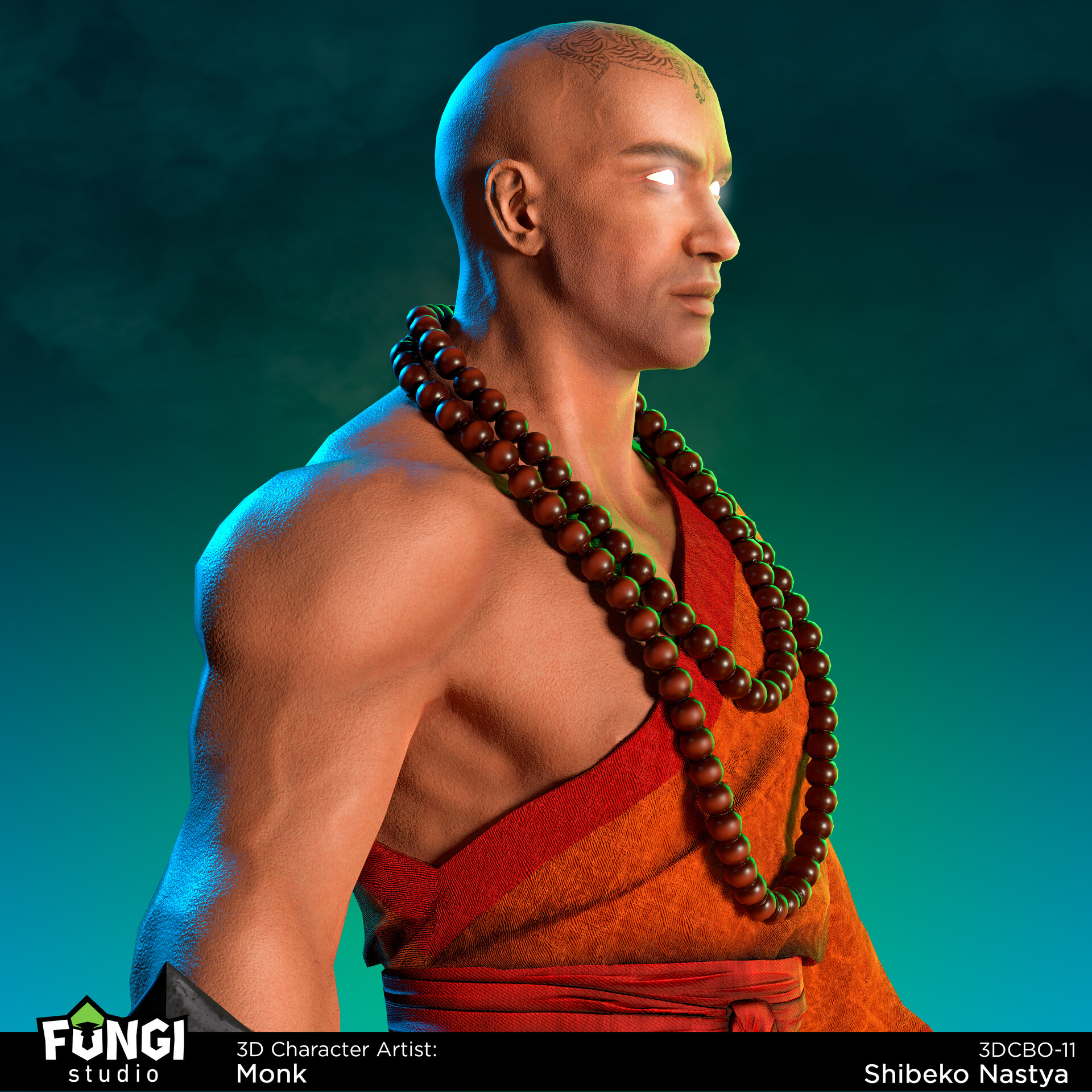 ArtStation - It's a monk. Game model.