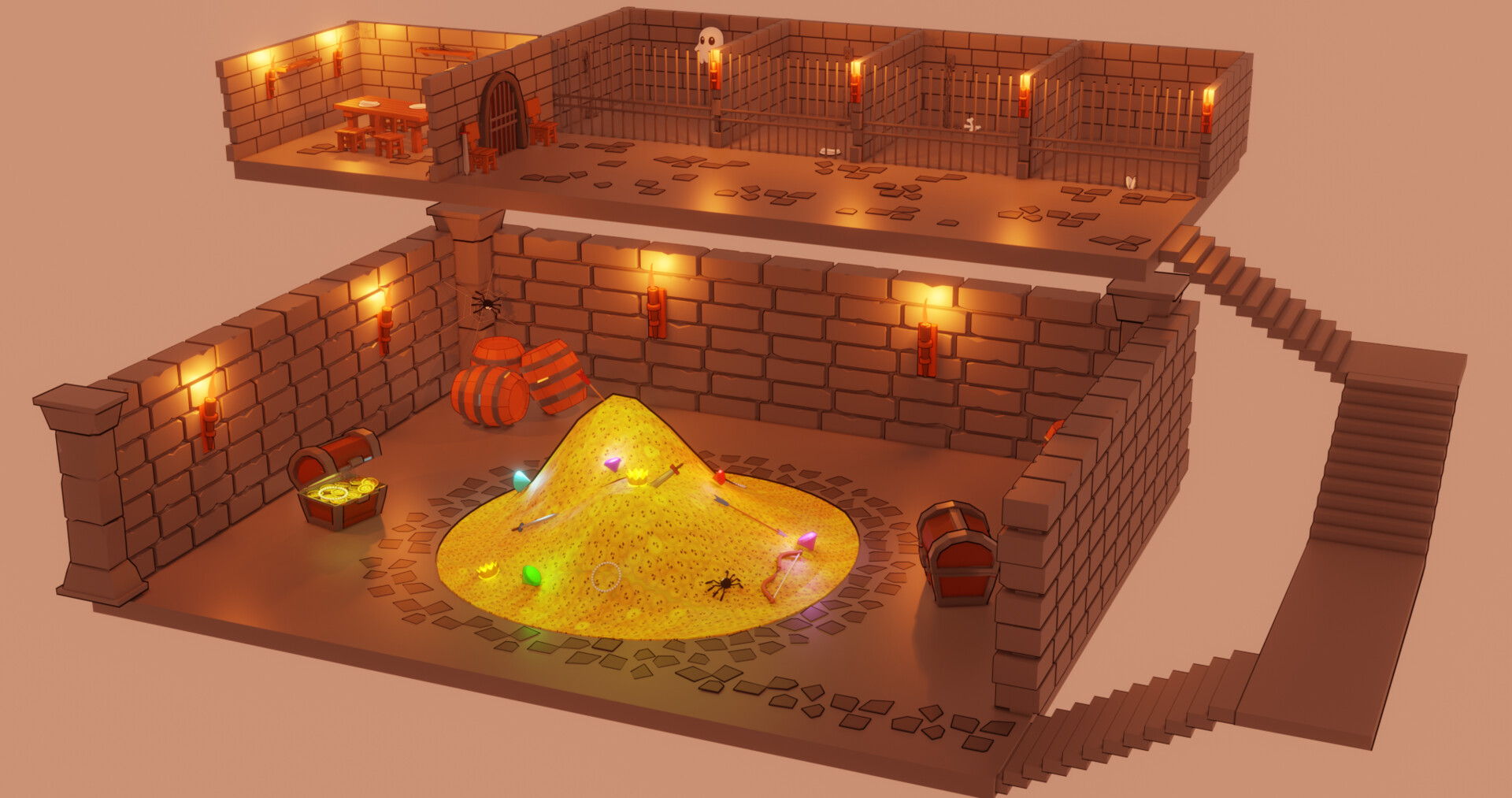 ArtStation - Dungeon & Dragon's Lair