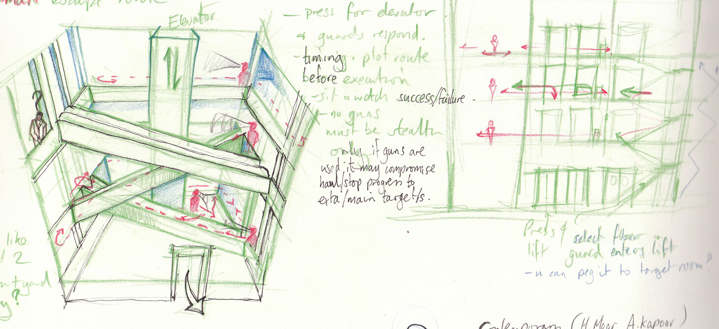 pete burrows - Concept level design and character design