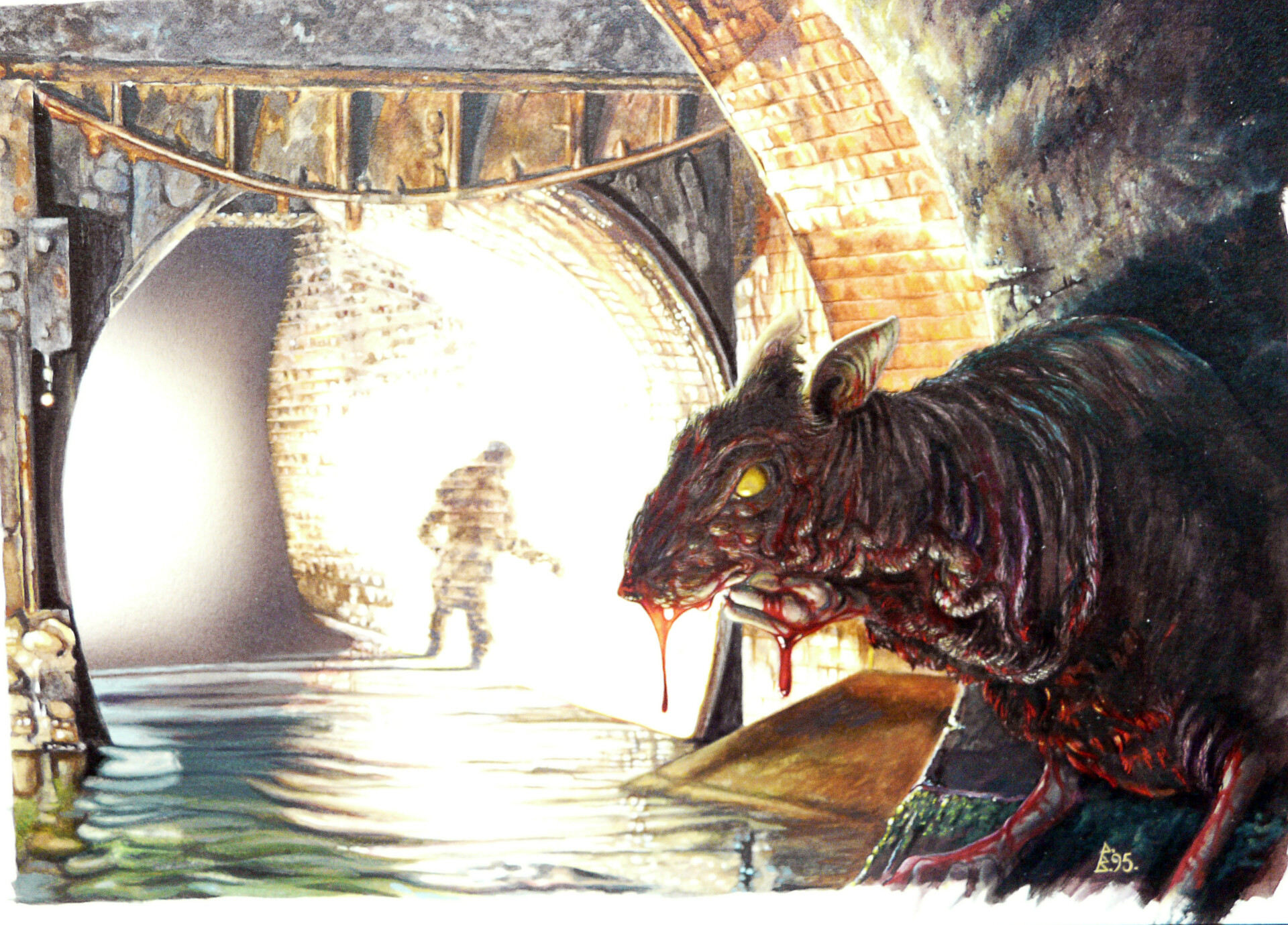 pete burrows - Level Screensaver/loading Screen artwork for Last Rites ...