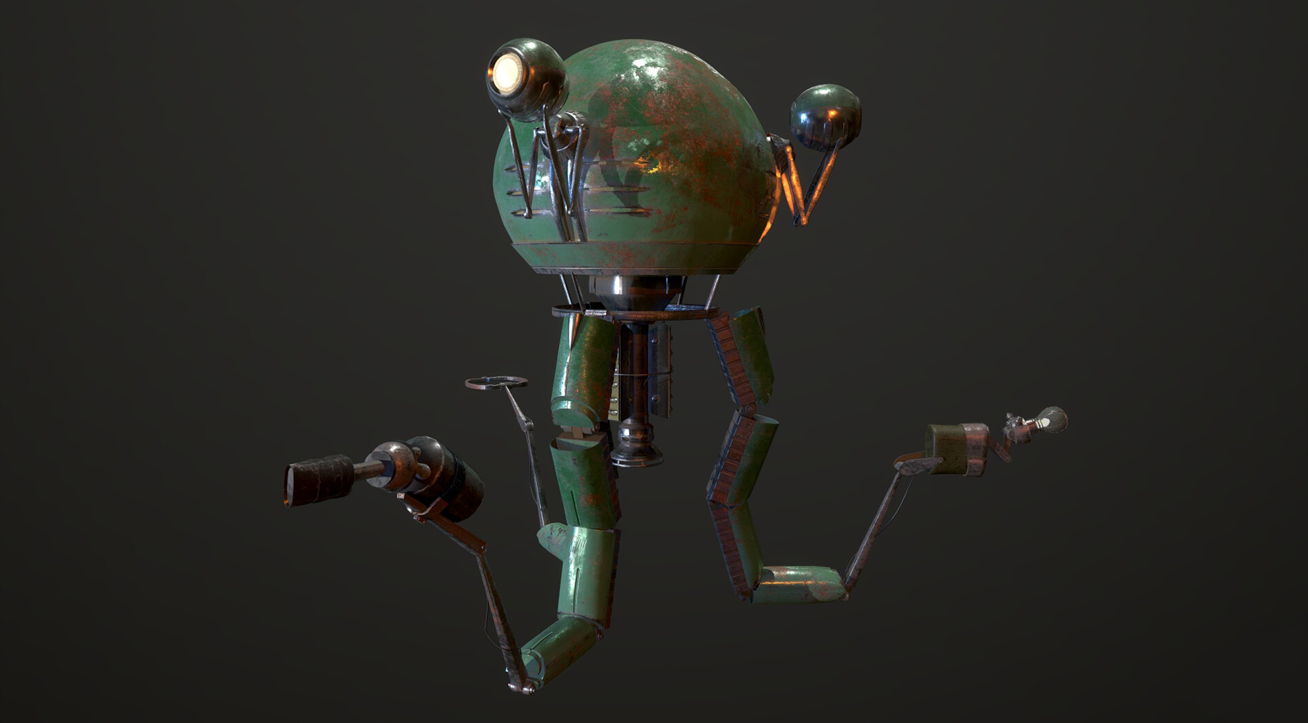 ArtStation - Mr. Gutsy (Fallout 3 Fan Art)