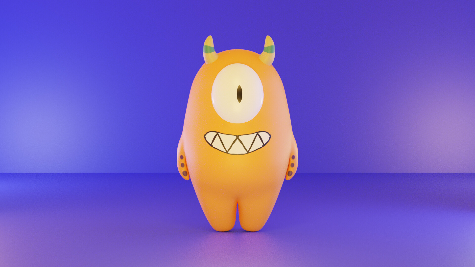 ArtStation - Orange Monster