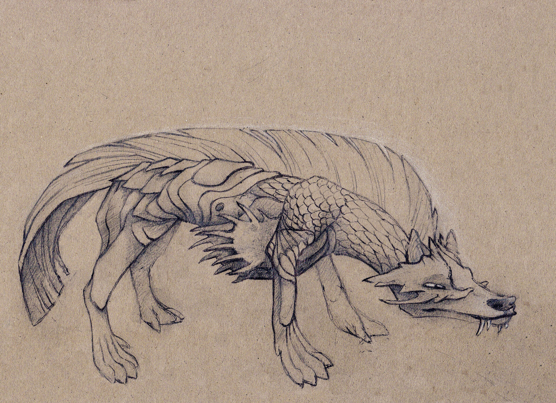 ArtStation - hybrid wolf