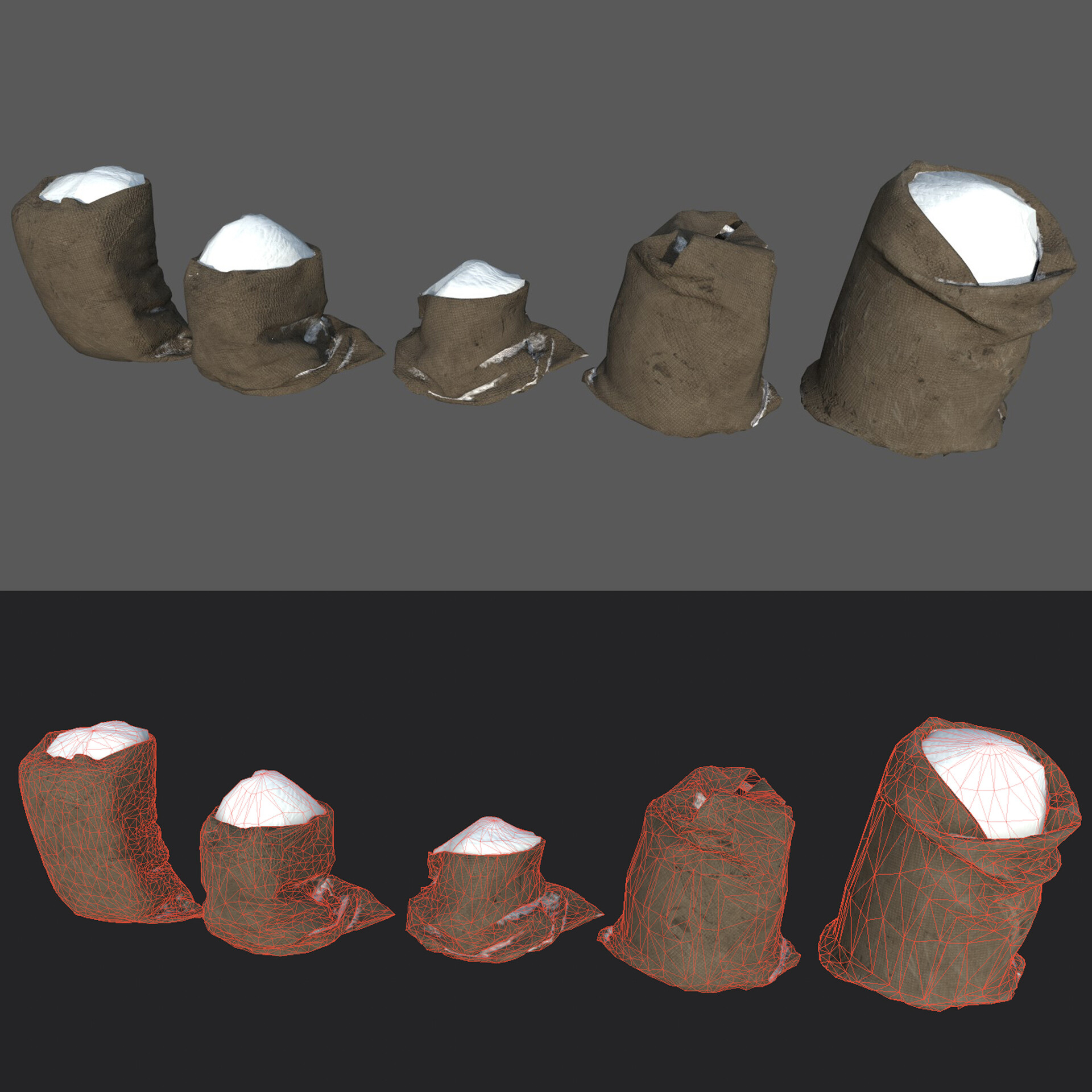 ArtStation - Flour Bags