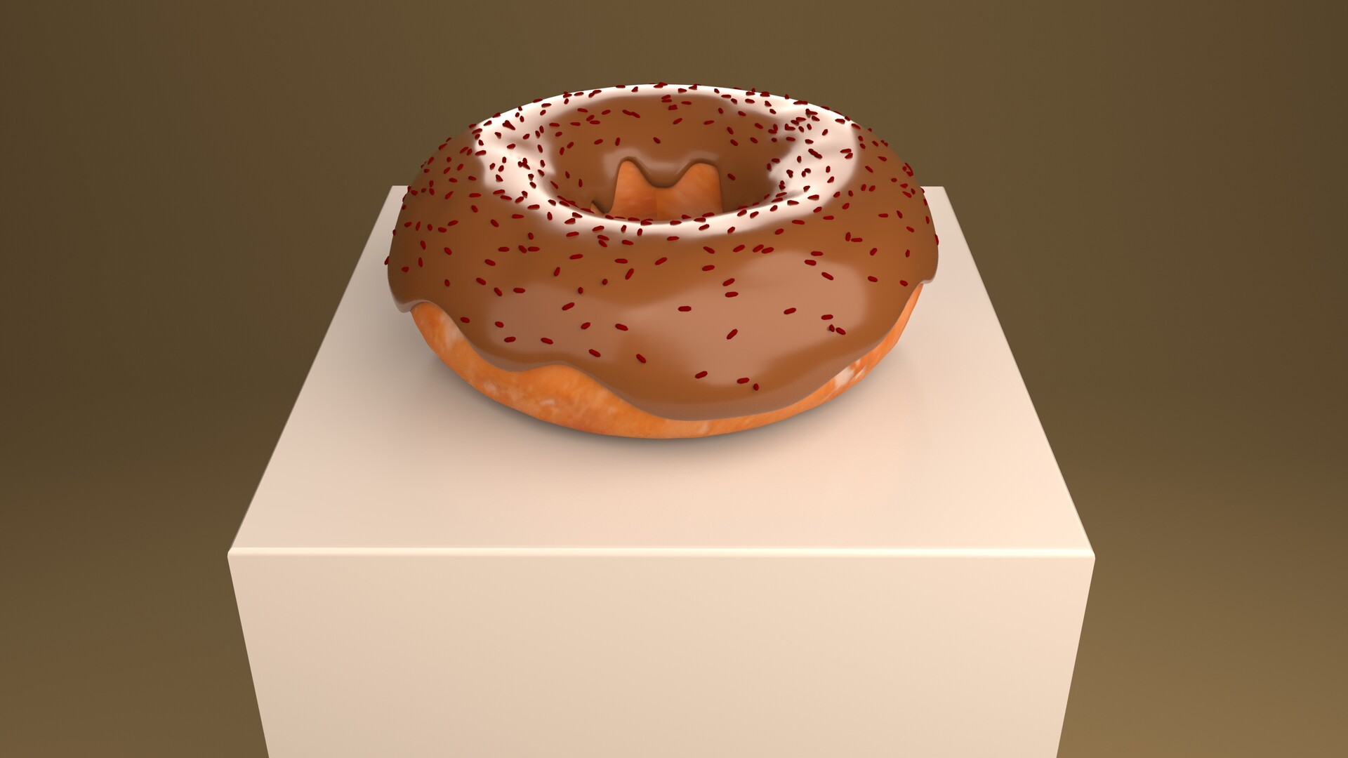 ArtStation - Chocolate Glazed Donut