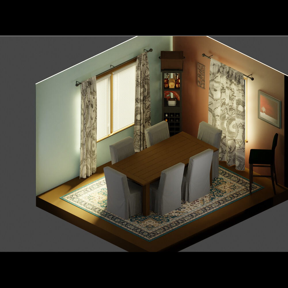 Dave Sebesta - Dining Room Diorama