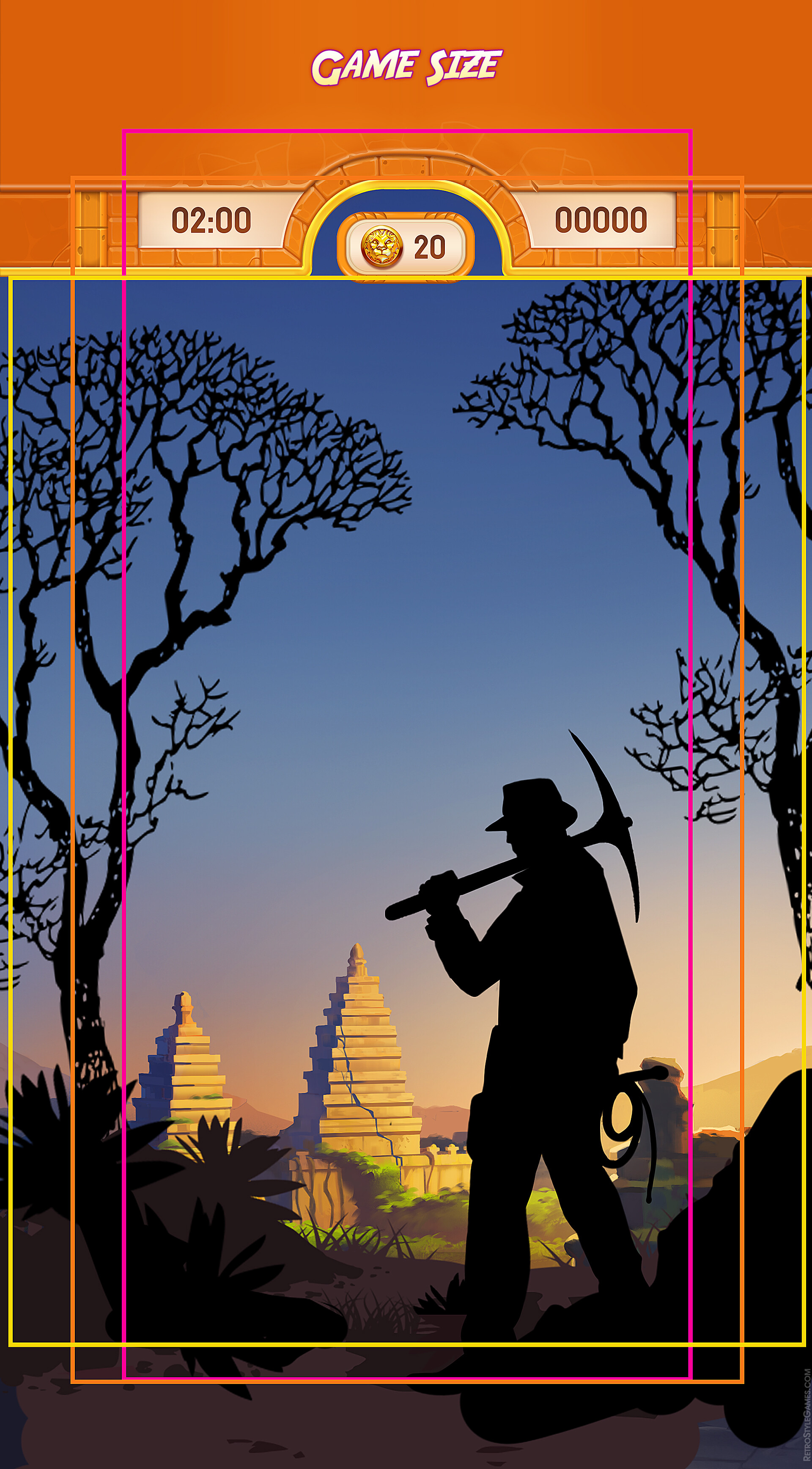 RetroStyle Games - 2D Art and Animation for Casual Game (Jewel Quest)