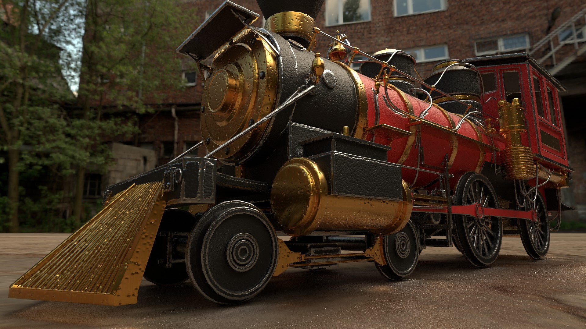 ArtStation - Loco steam Engine