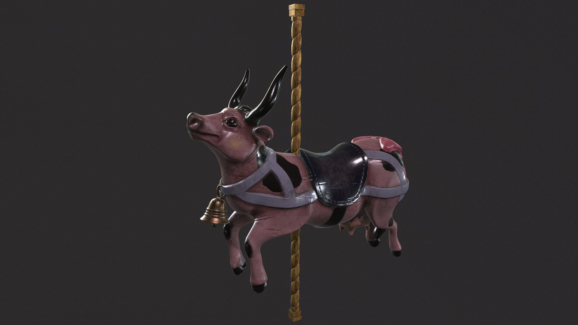 ArtStation - Carousel cow