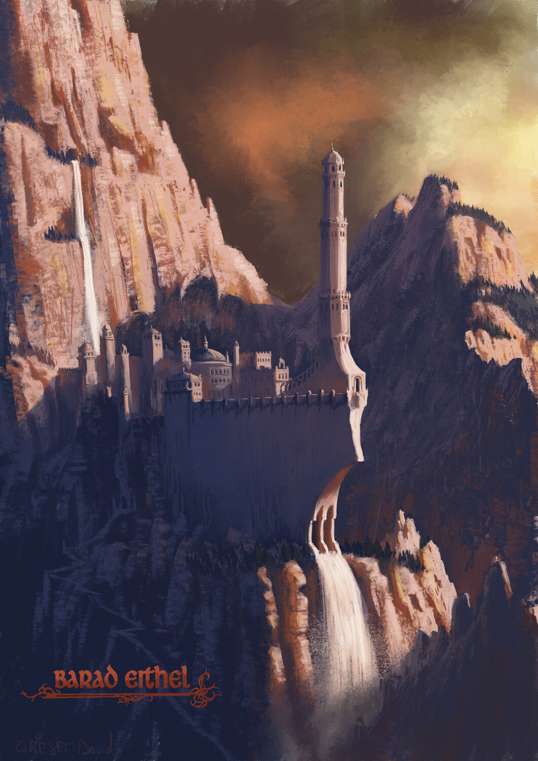 greset david - Barad Eithel (V2) Tolkien