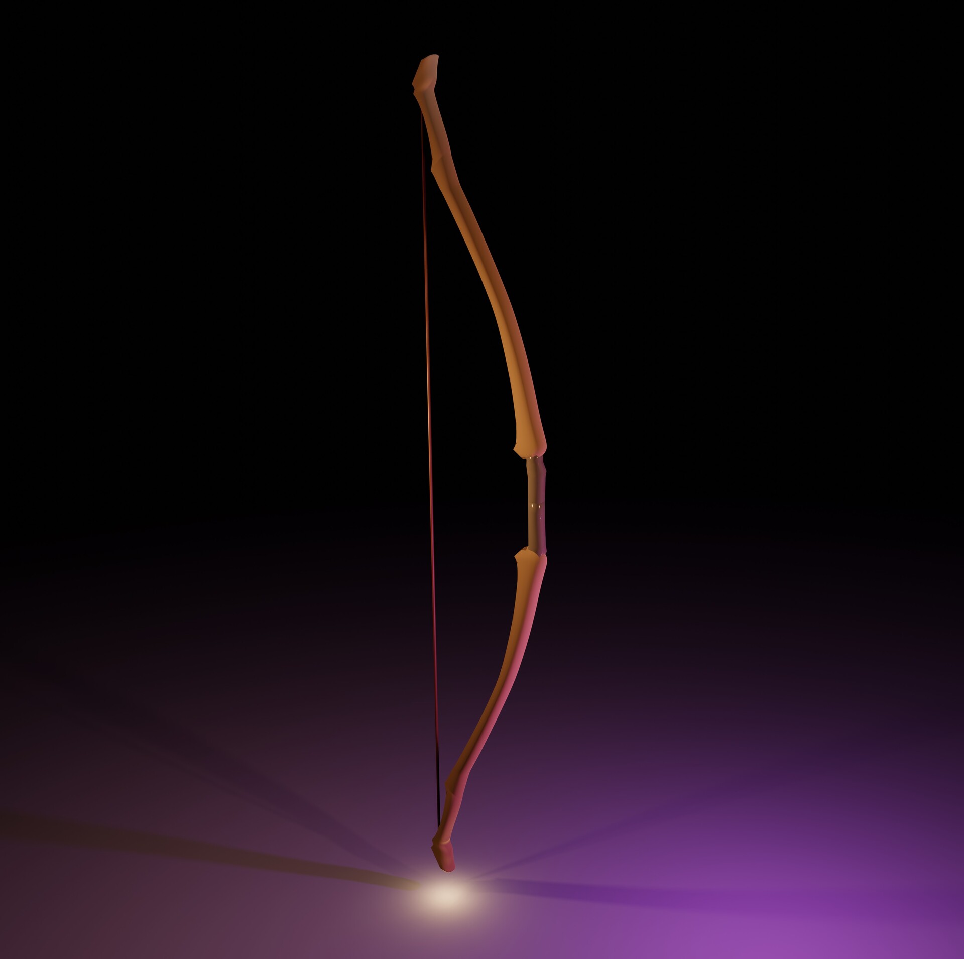 ArtStation - Low Poly Bow - Teaching myself Blender!