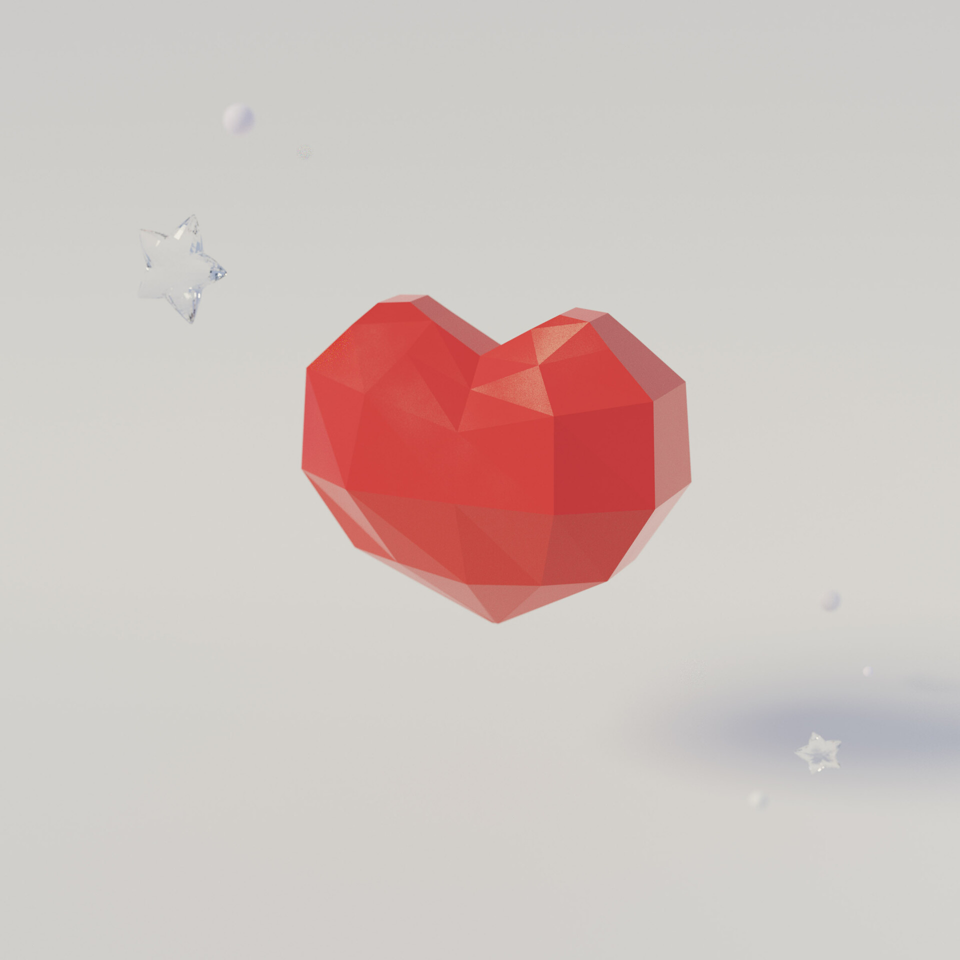ArtStation - Low poly Heart