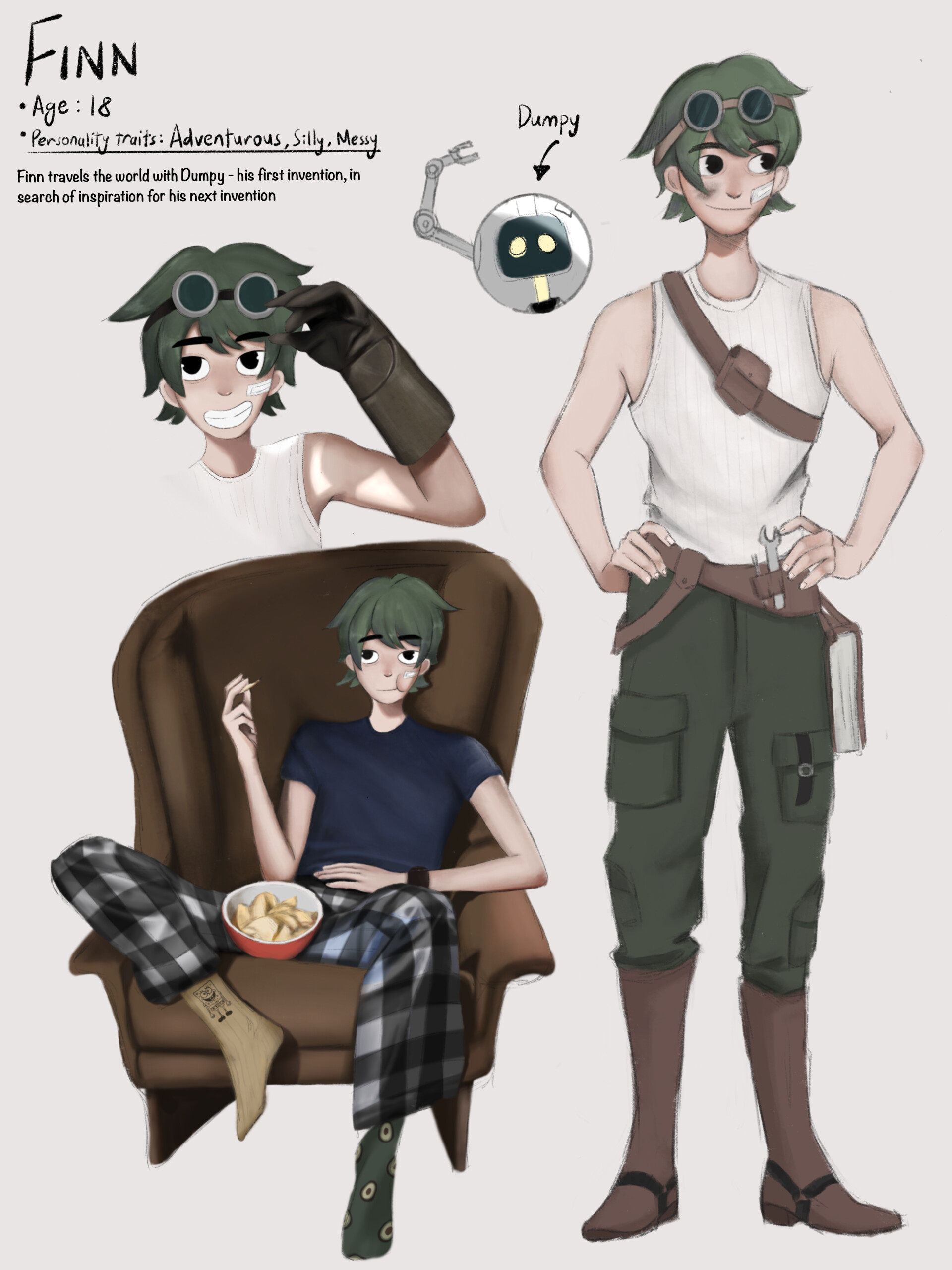 ArtStation - Character Design - Finn