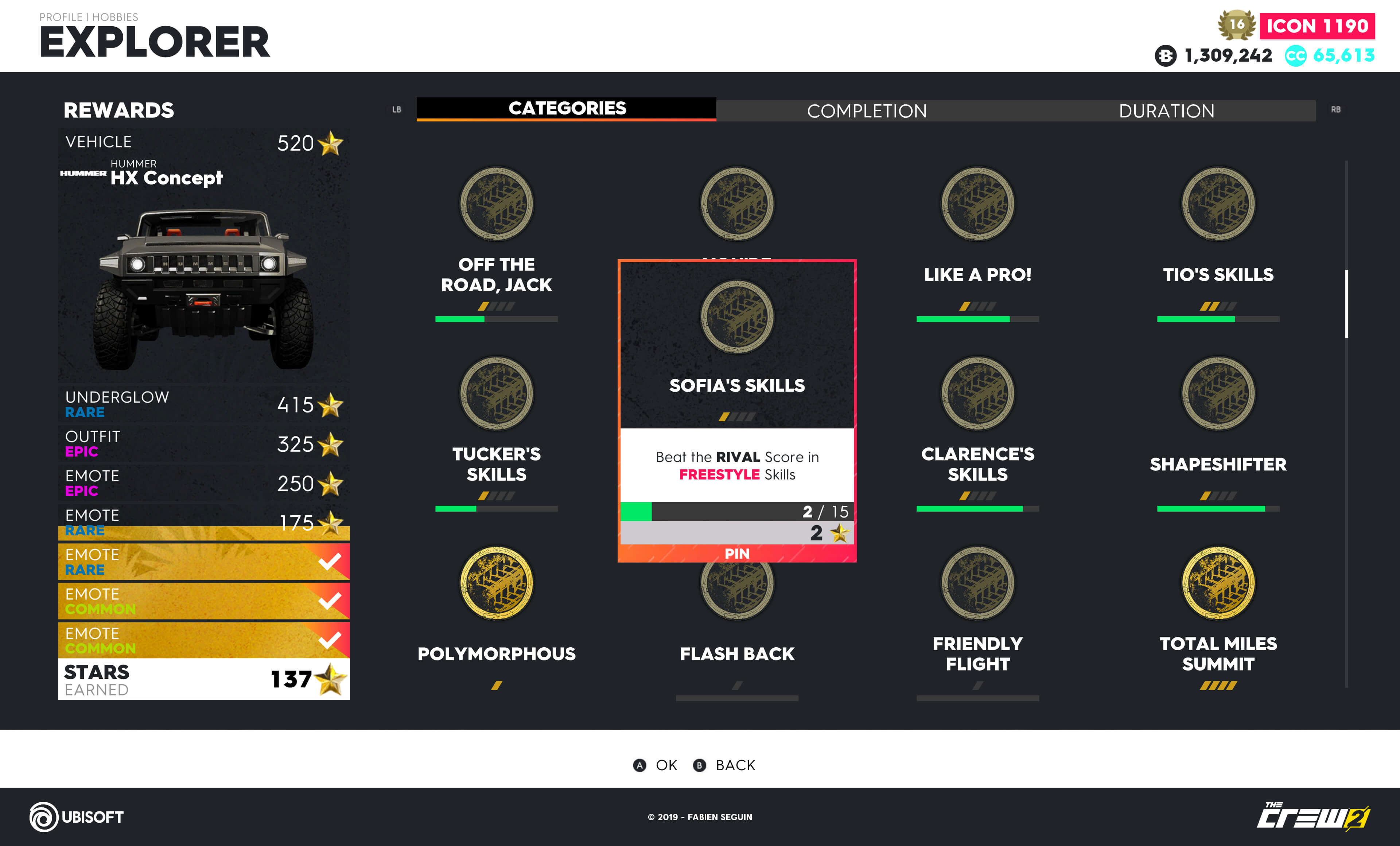 Fabien Seguin - The Crew 2 // Inner Drive - Hobbies Menu / Hud