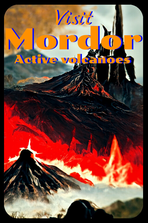 ArtStation - Visit Mordor - Series 22-33