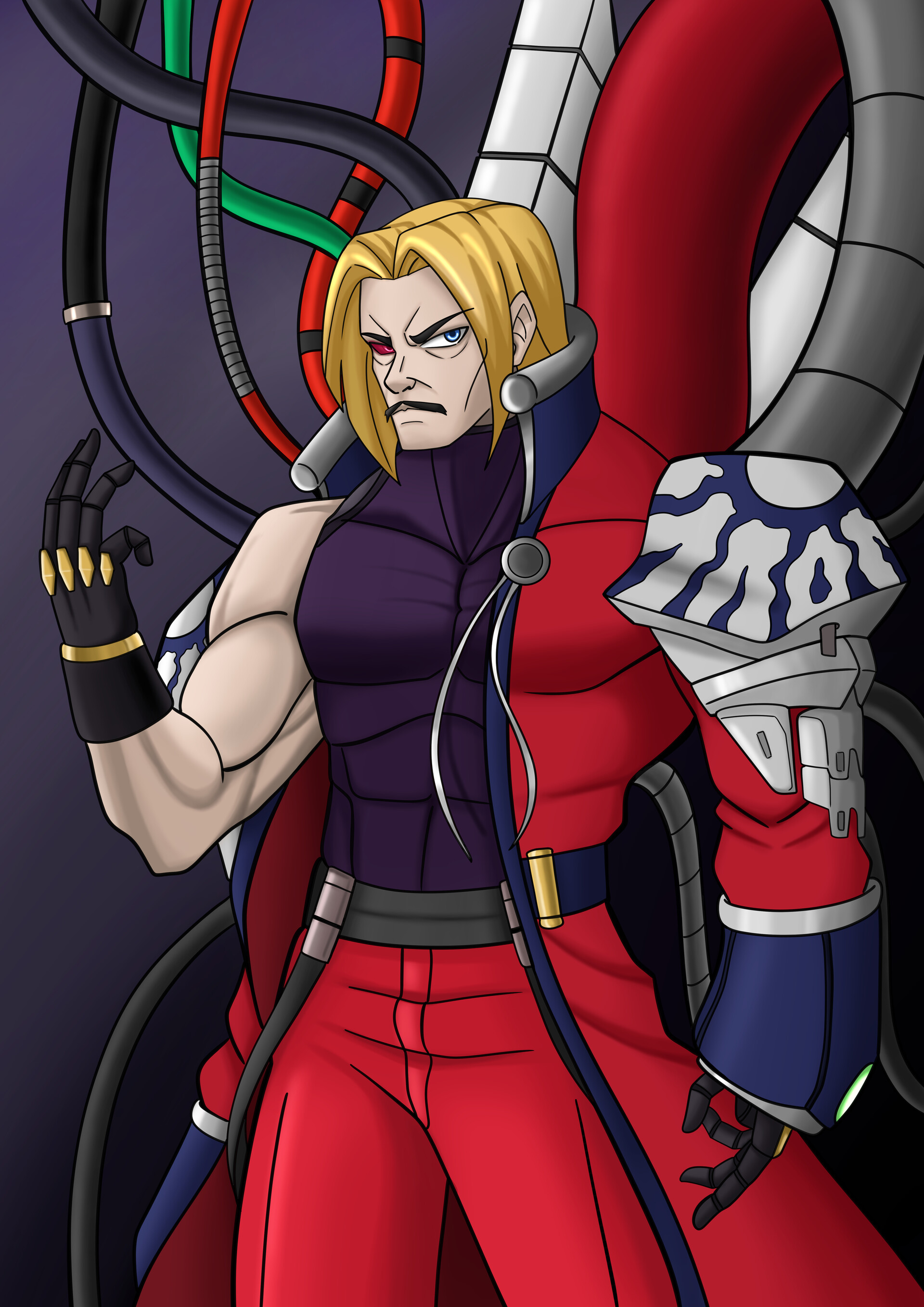 ArtStation - Rugal Bernstein the king of figthers