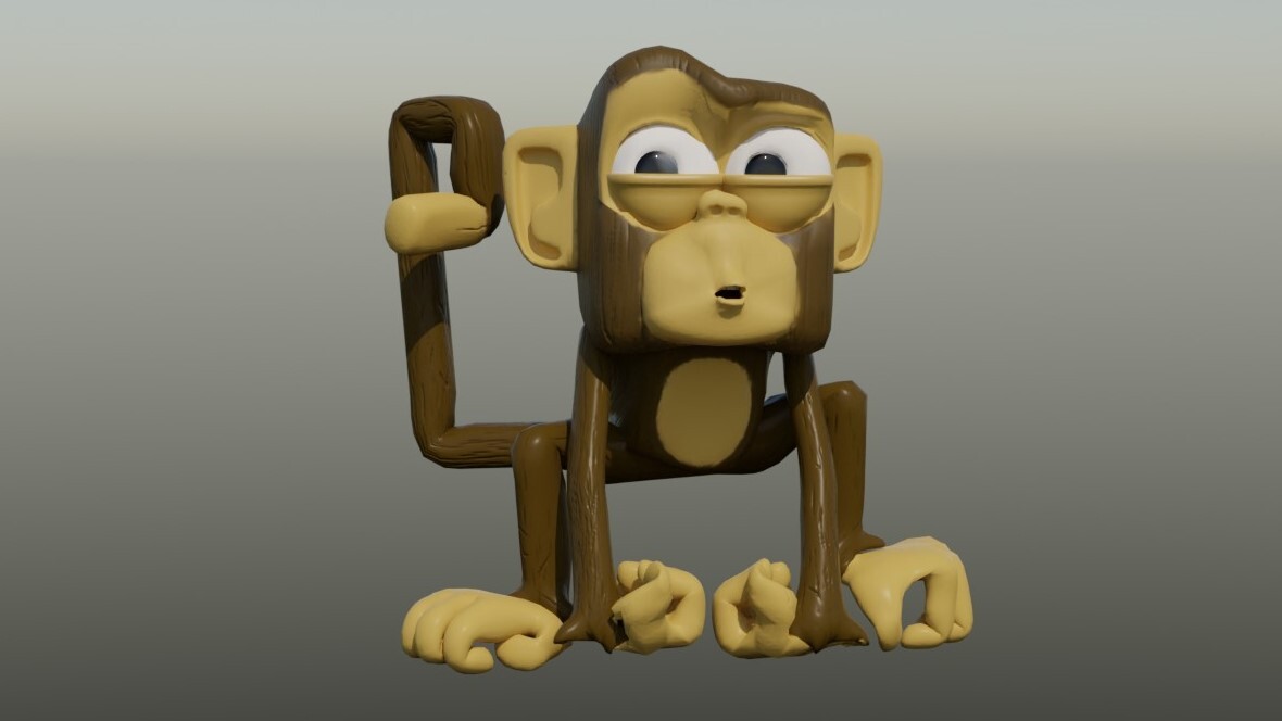 ArtStation - Mico (Monkey)