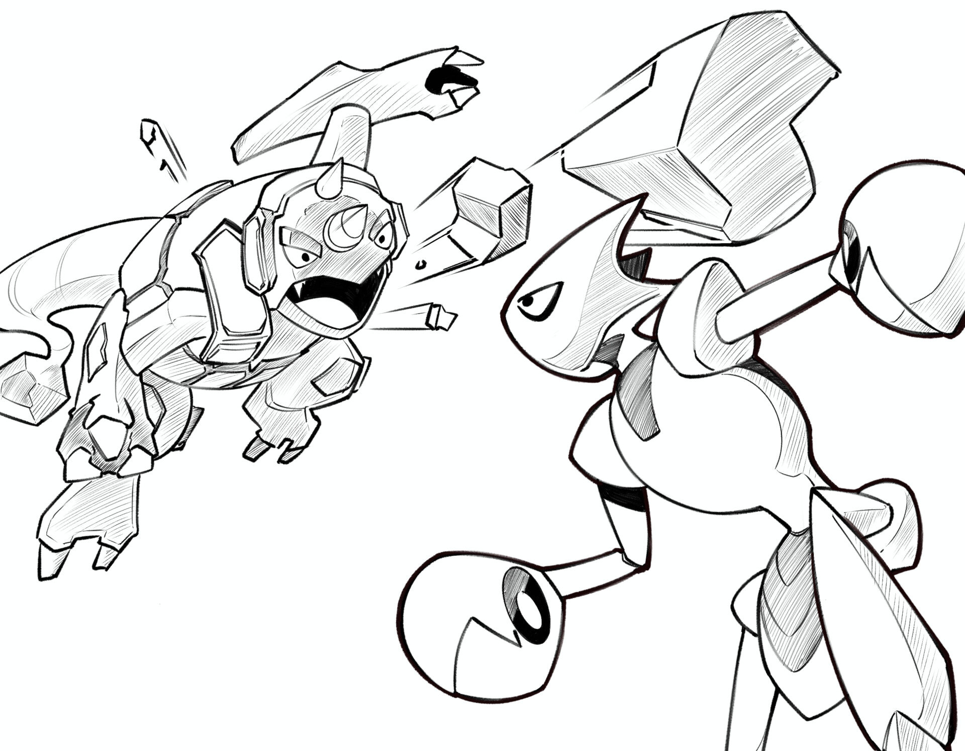 coloring pages rhyperior