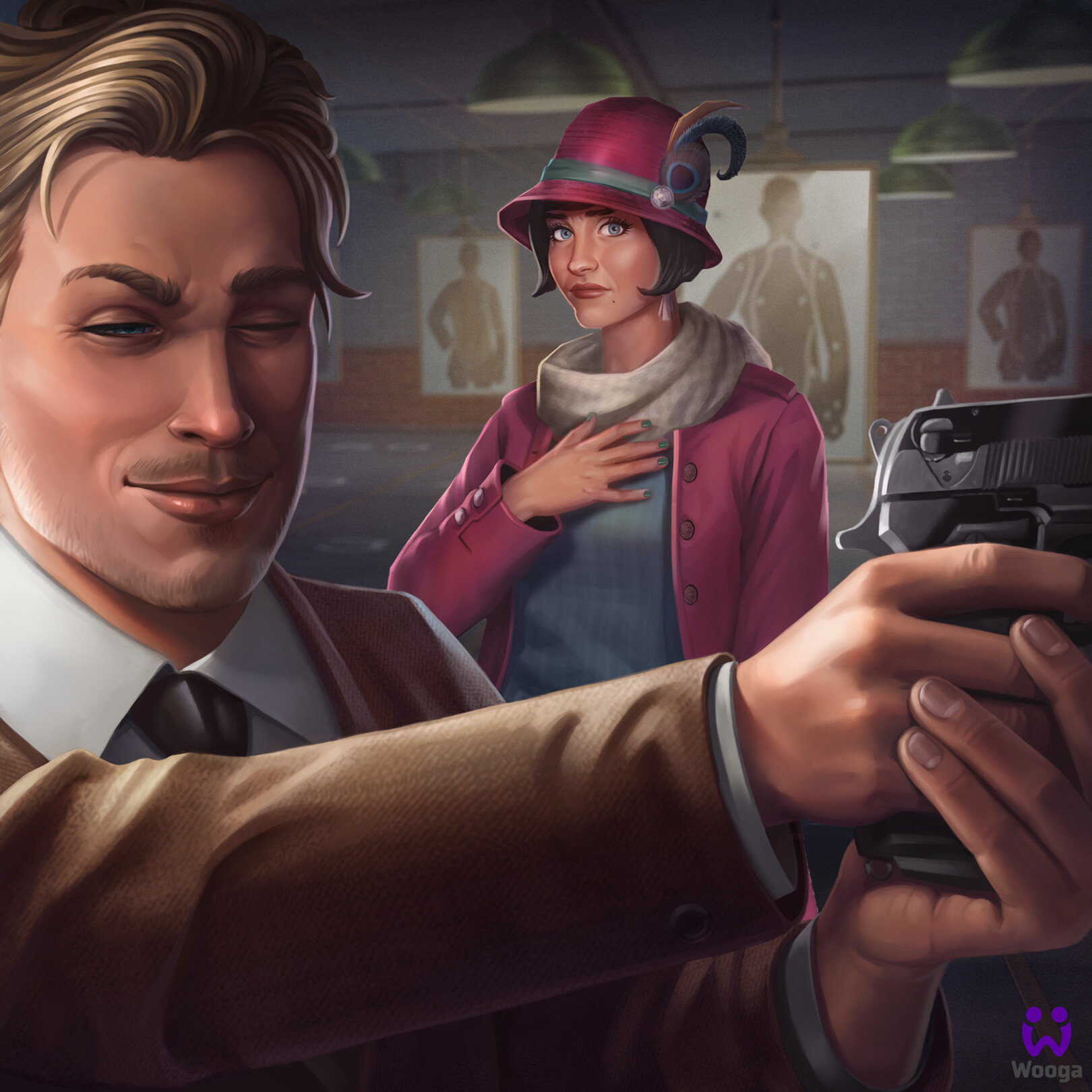 AAA Game Art Studio - 2D characters, June Parker & Nathaniel Hawke for ...