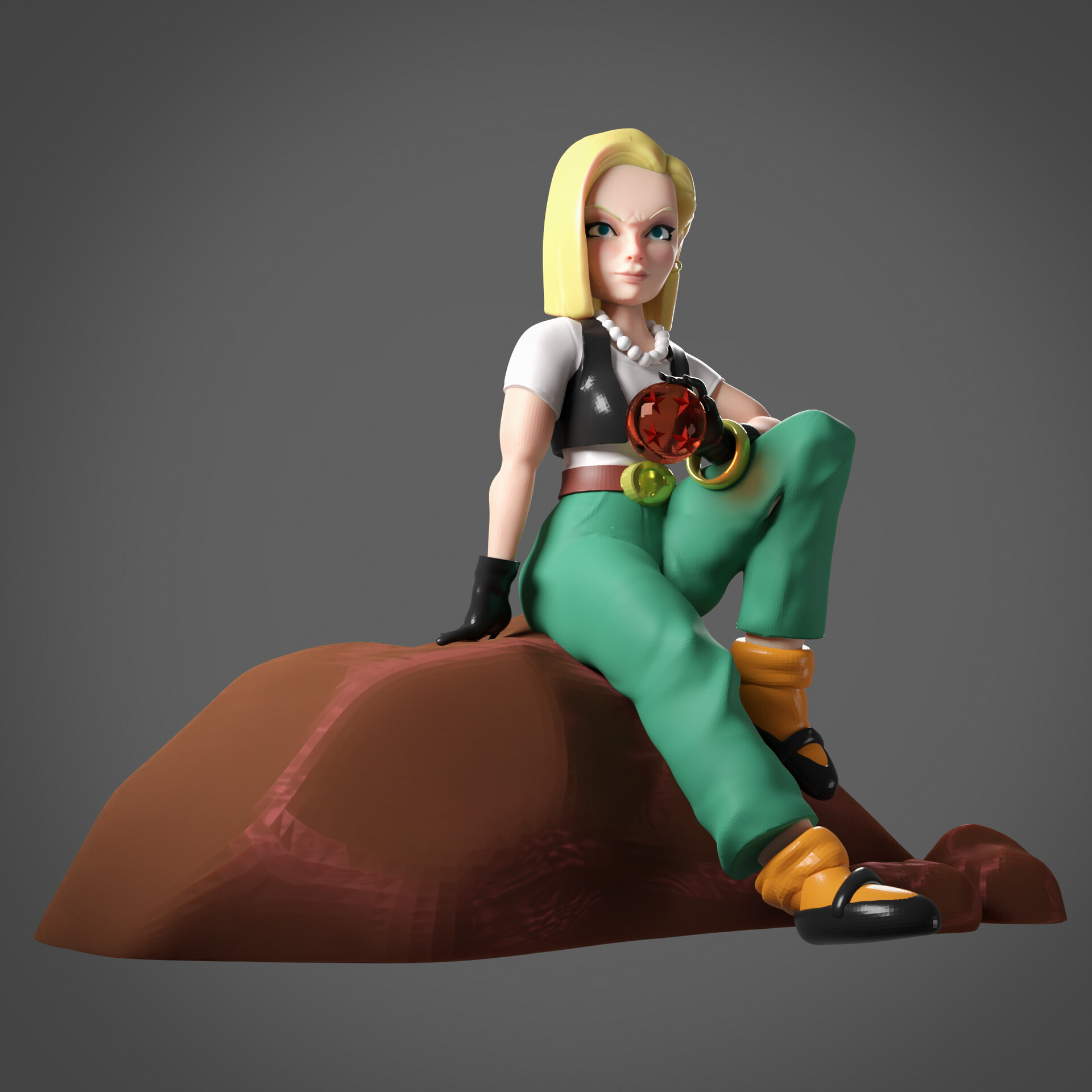 ArtStation - Android 18 from Dragon Ball Z