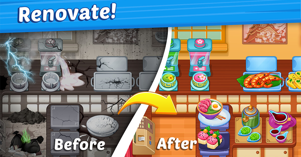 Cooking Star - Design your restaurant - Cooking games. Valley: Top ...