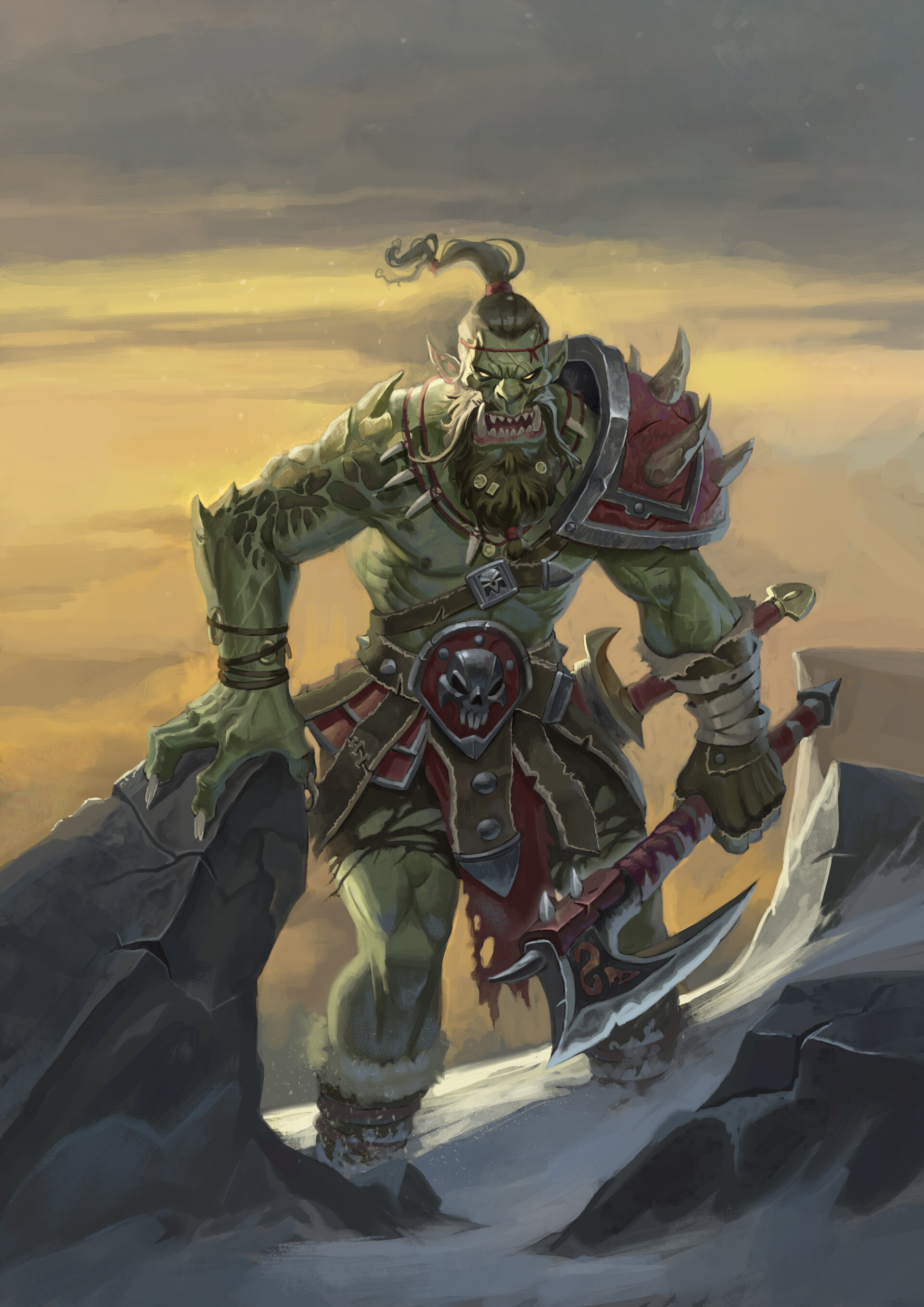 ArtStation - Orc Warrior