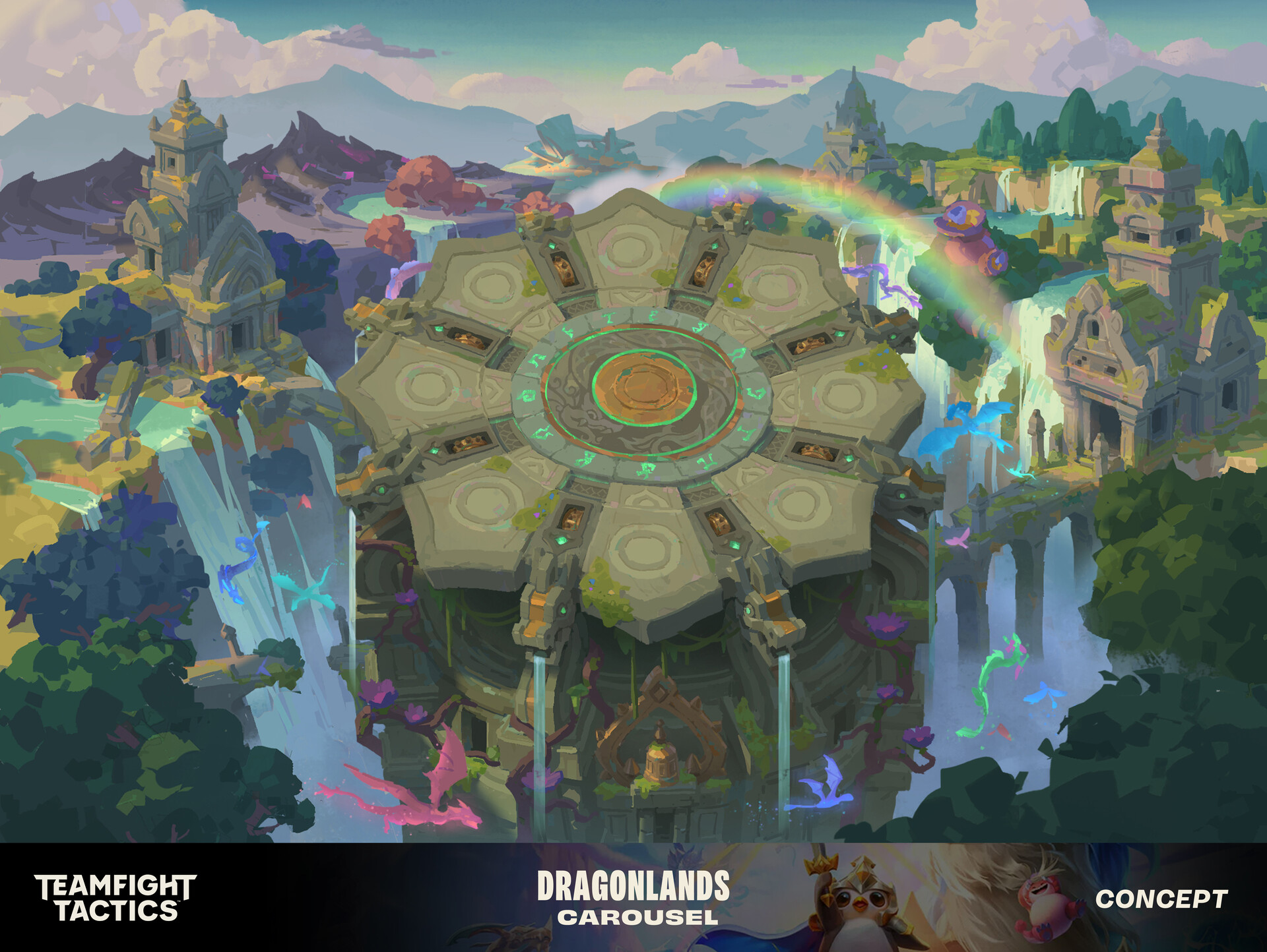 Kudos Productions - Teamfight Tactics | Set7 Dragonlands | Environment