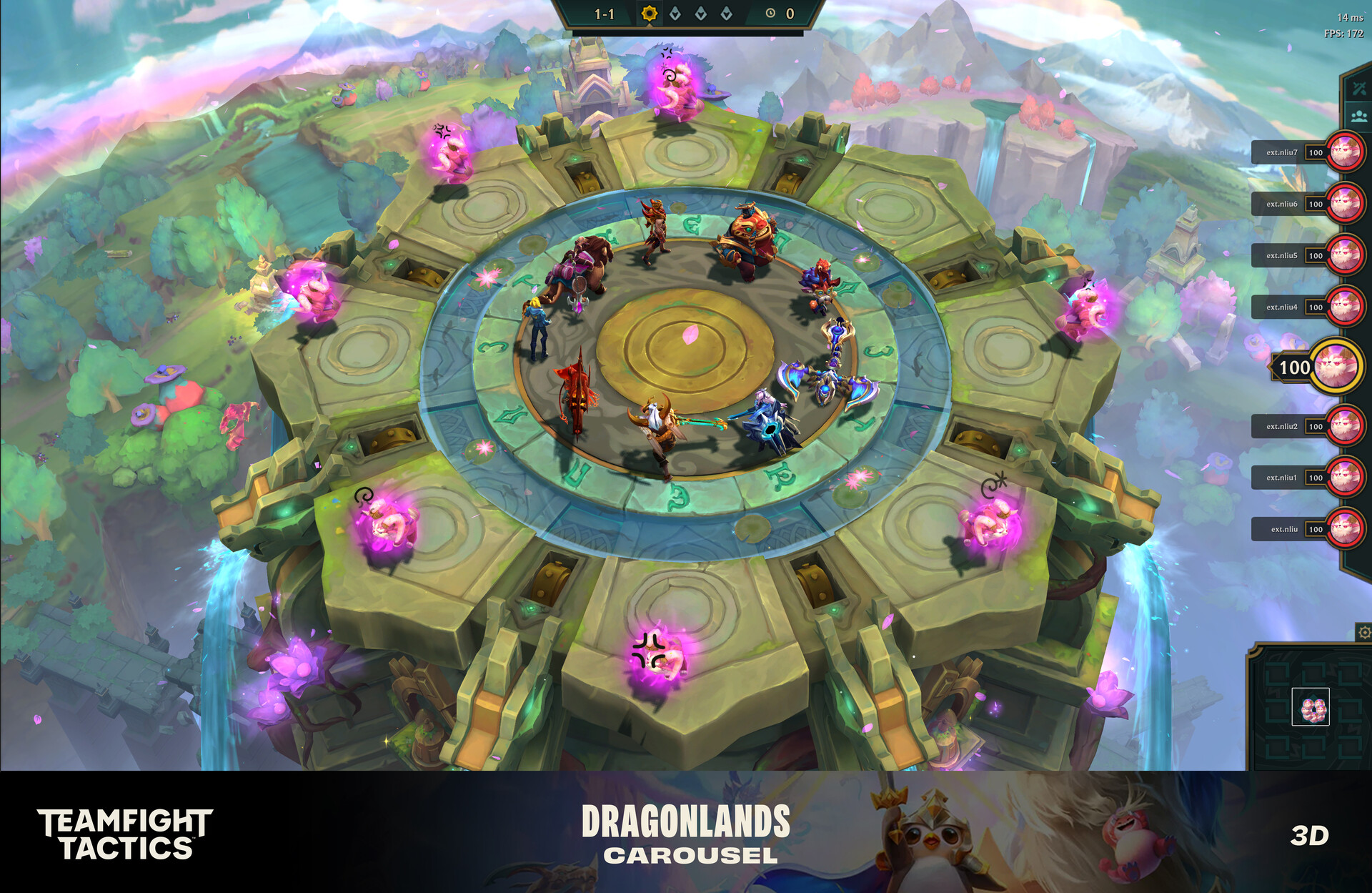 Kudos Productions Teamfight Tactics Set7 Dragonlands Environment