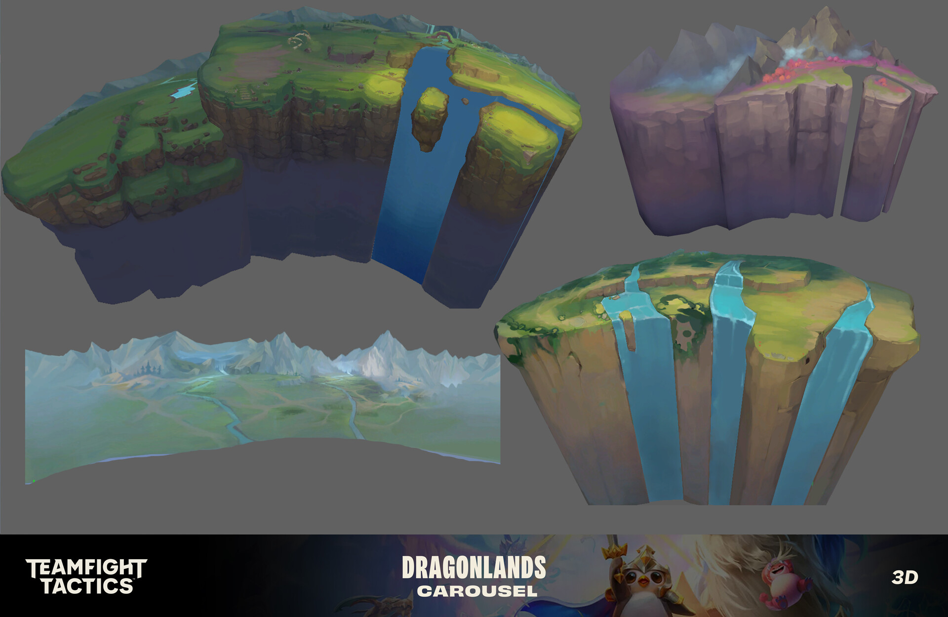 Kudos Productions Teamfight Tactics Set7 Dragonlands Environment