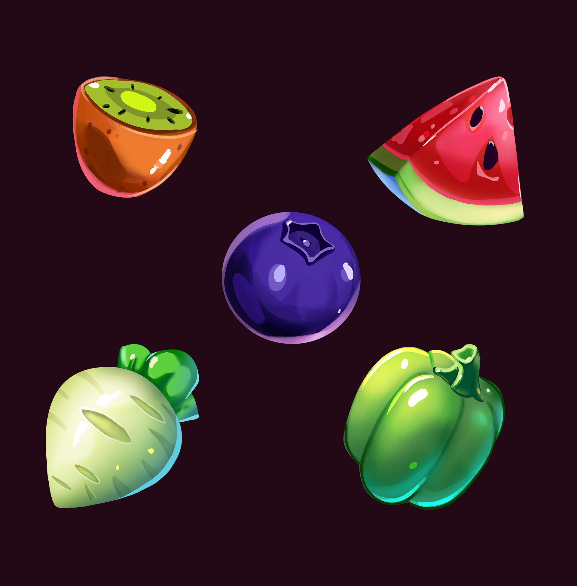 ArtStation - Fruits item