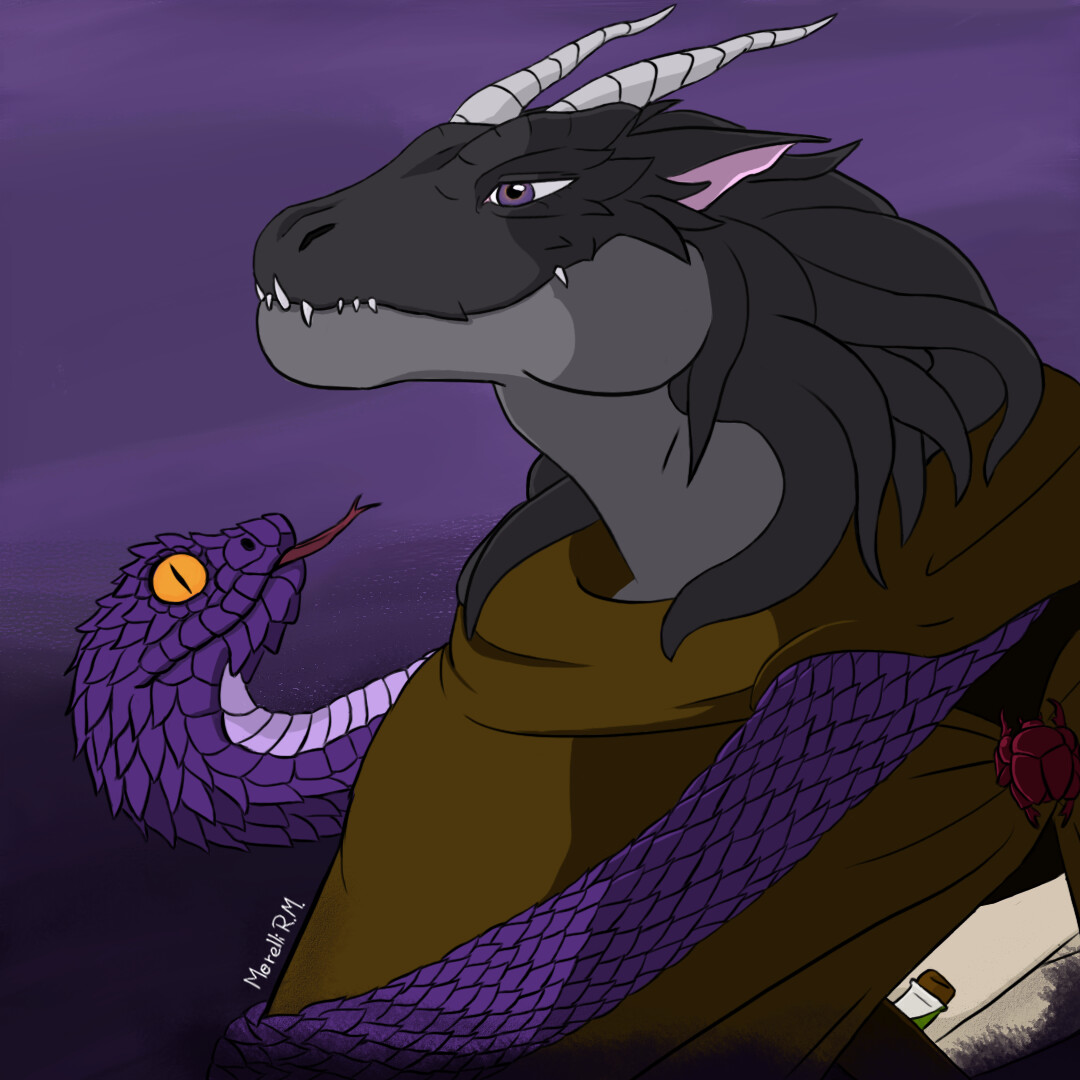 ArtStation - Vigo Shadowalker, The Dark Warlock by Morelli. R. M.