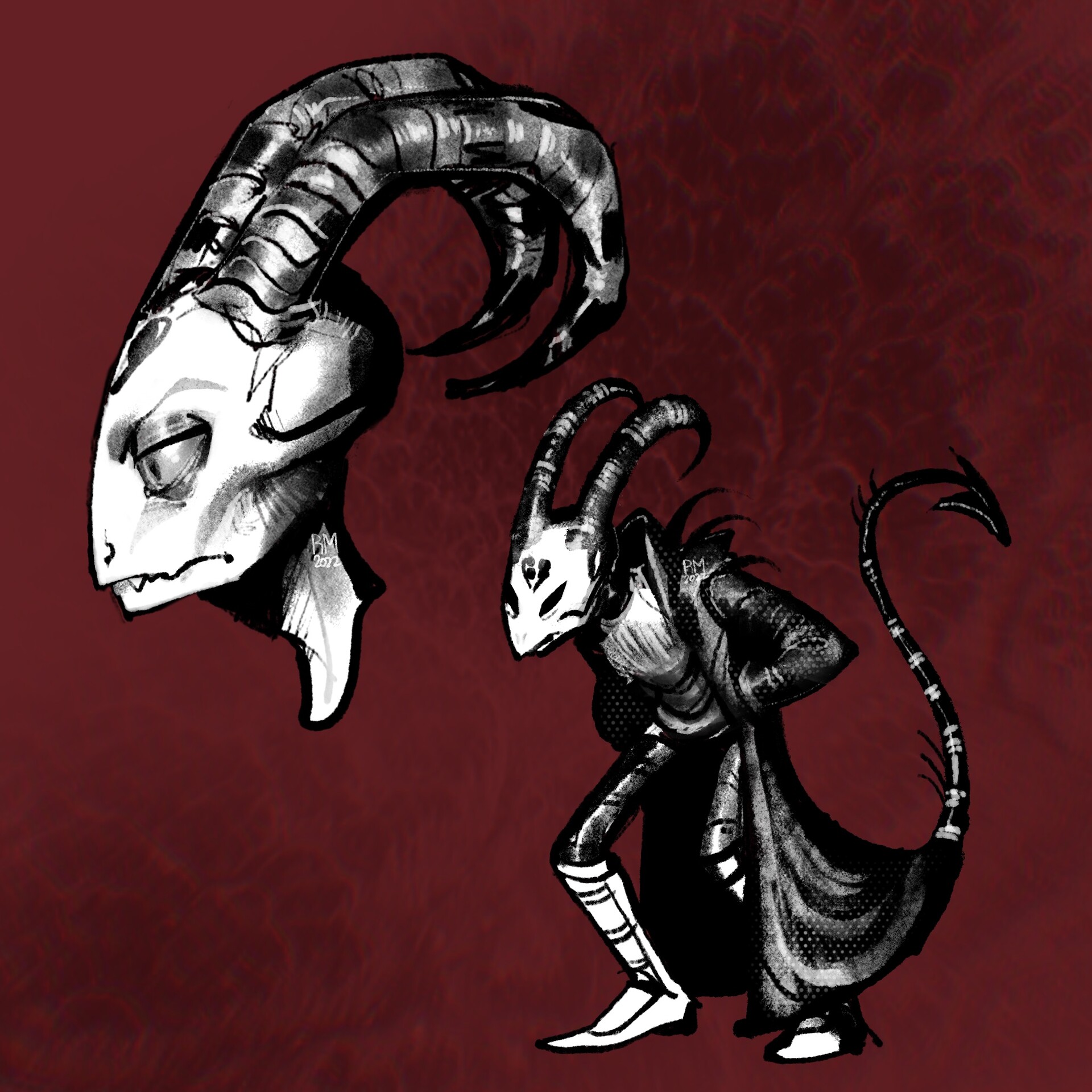 Y S - Helluva boss fanart.