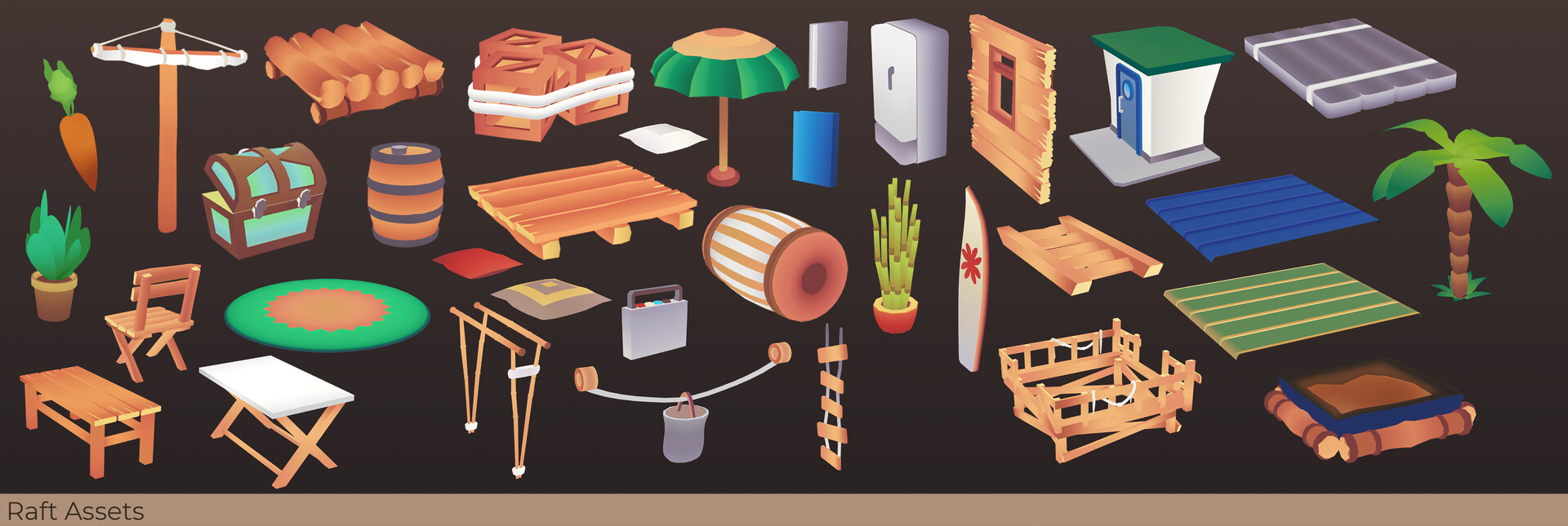 ArtStation - Raft Assets
