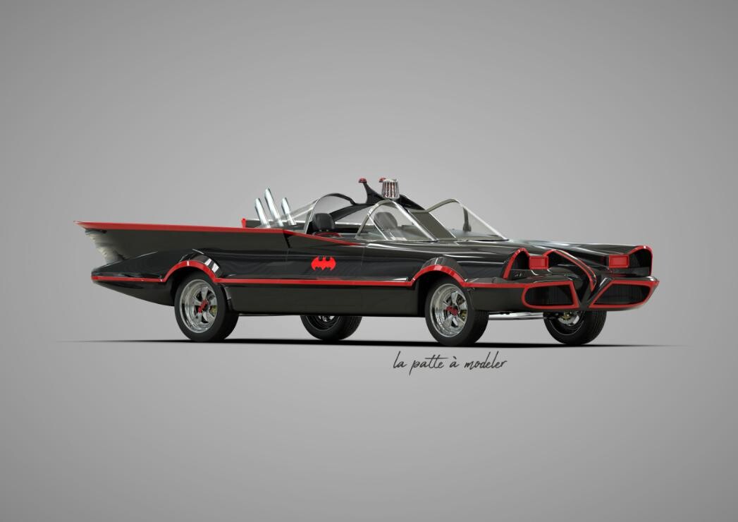 ArtStation - Batmobile 1966