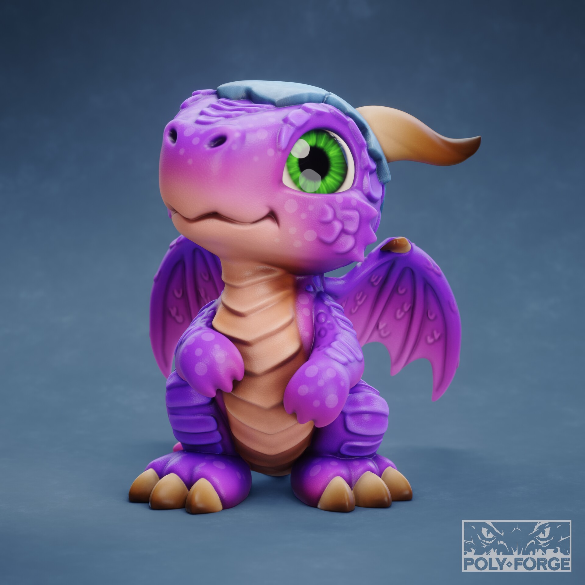 ArtStation - Dragon Pet Miniature