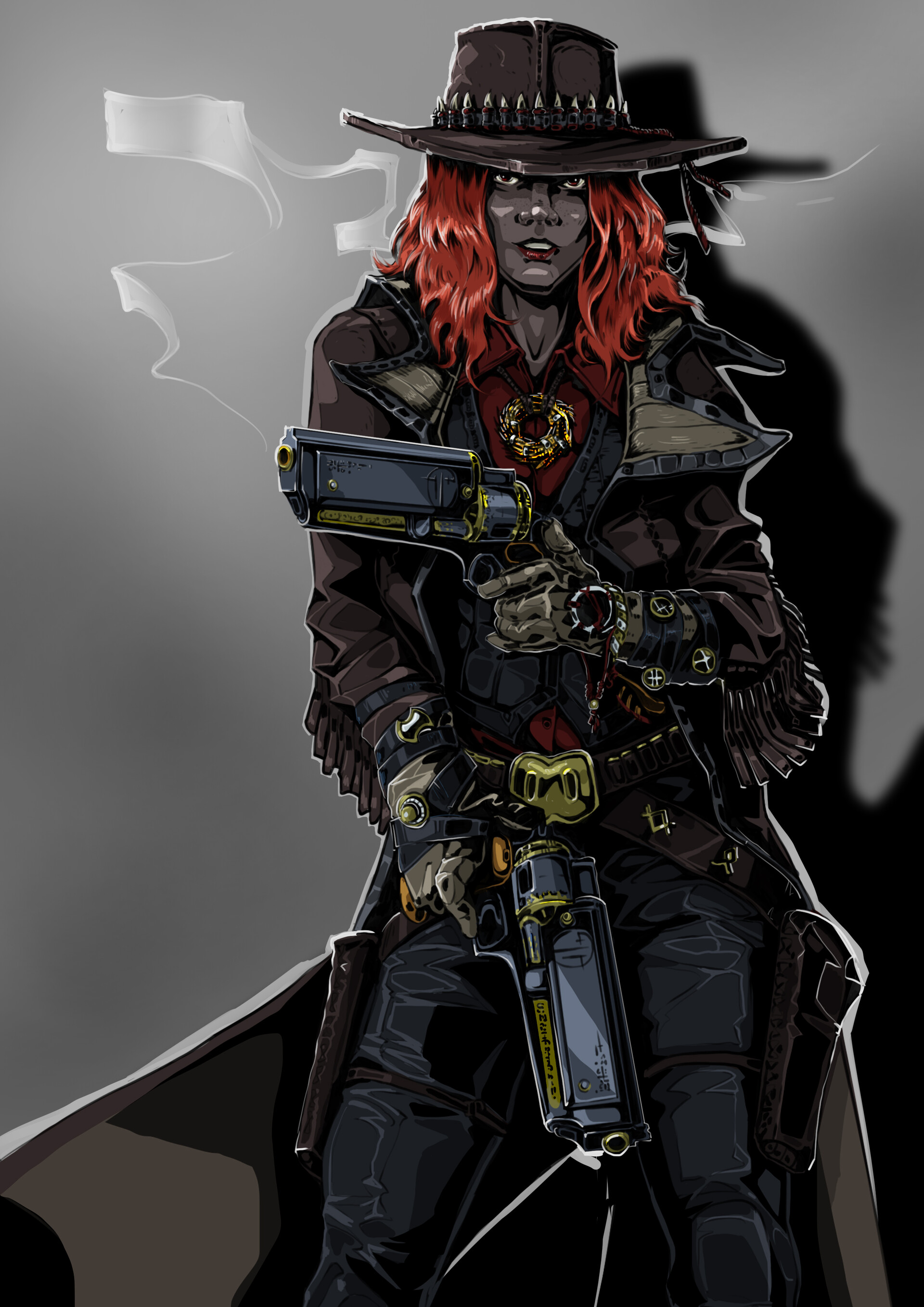 Western Gunslinger Art