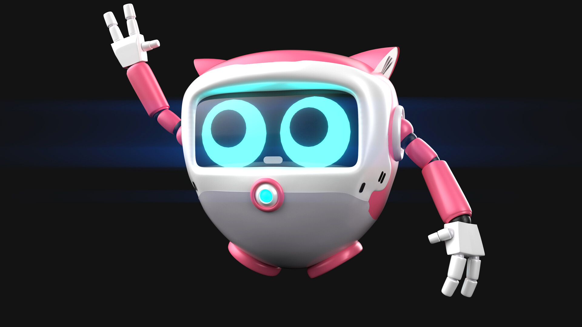 ArtStation - Cute Pixar style robot