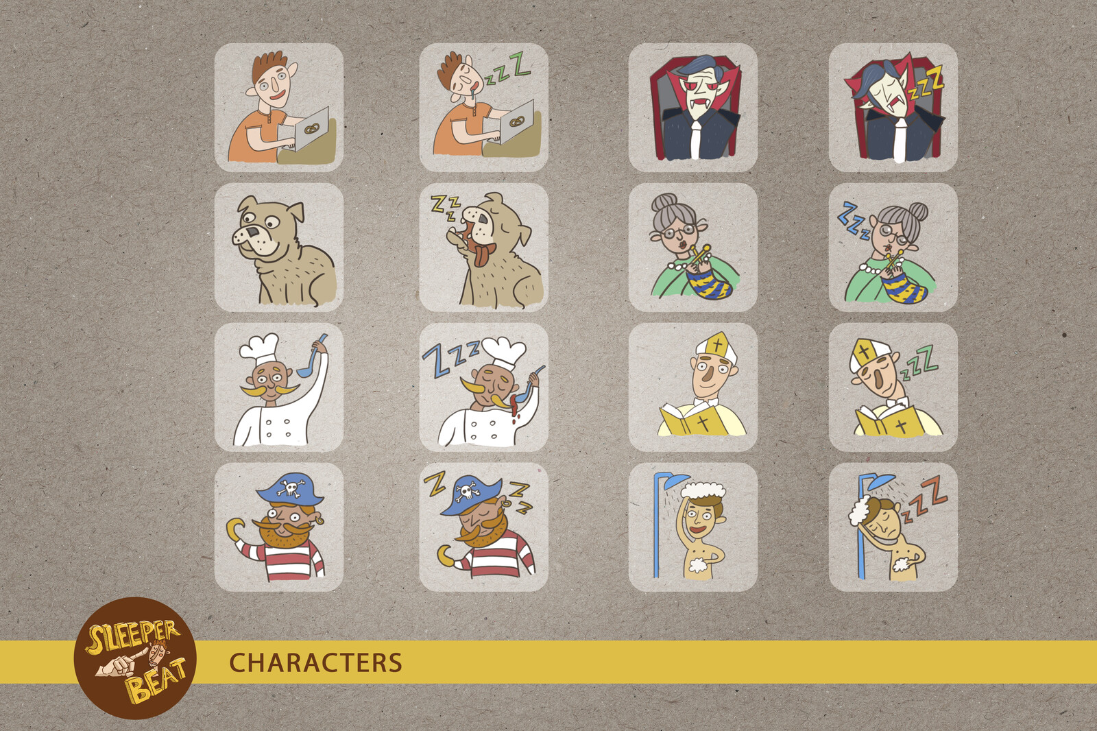 Daria Held - Sleeper Beat. Prototype of a mobile game