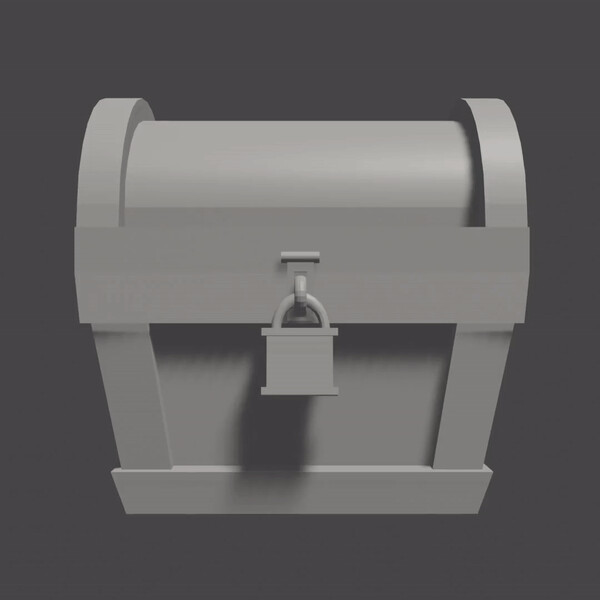 ArtStation - Low Poly Chest