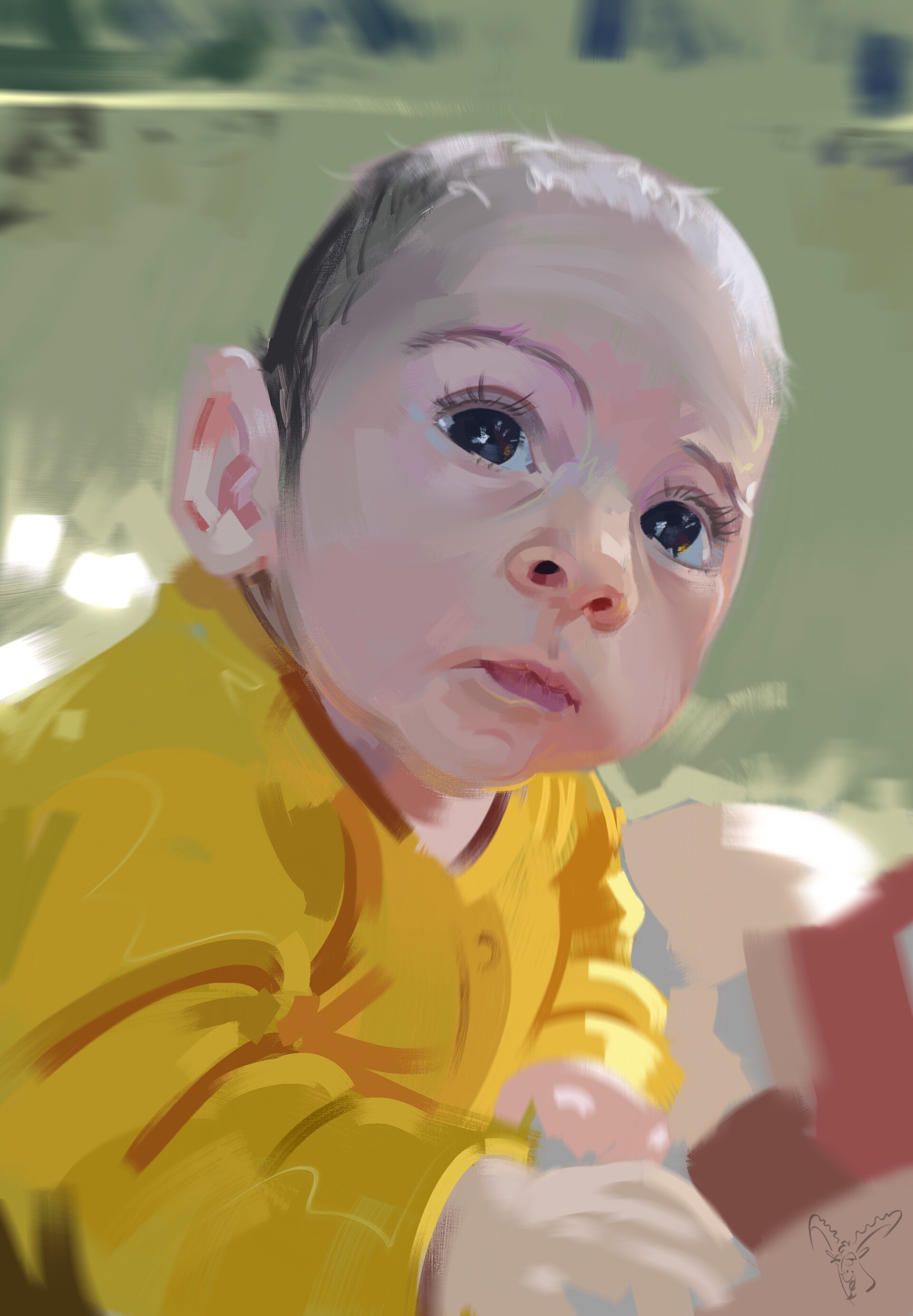 ArtStation - Baby sketch