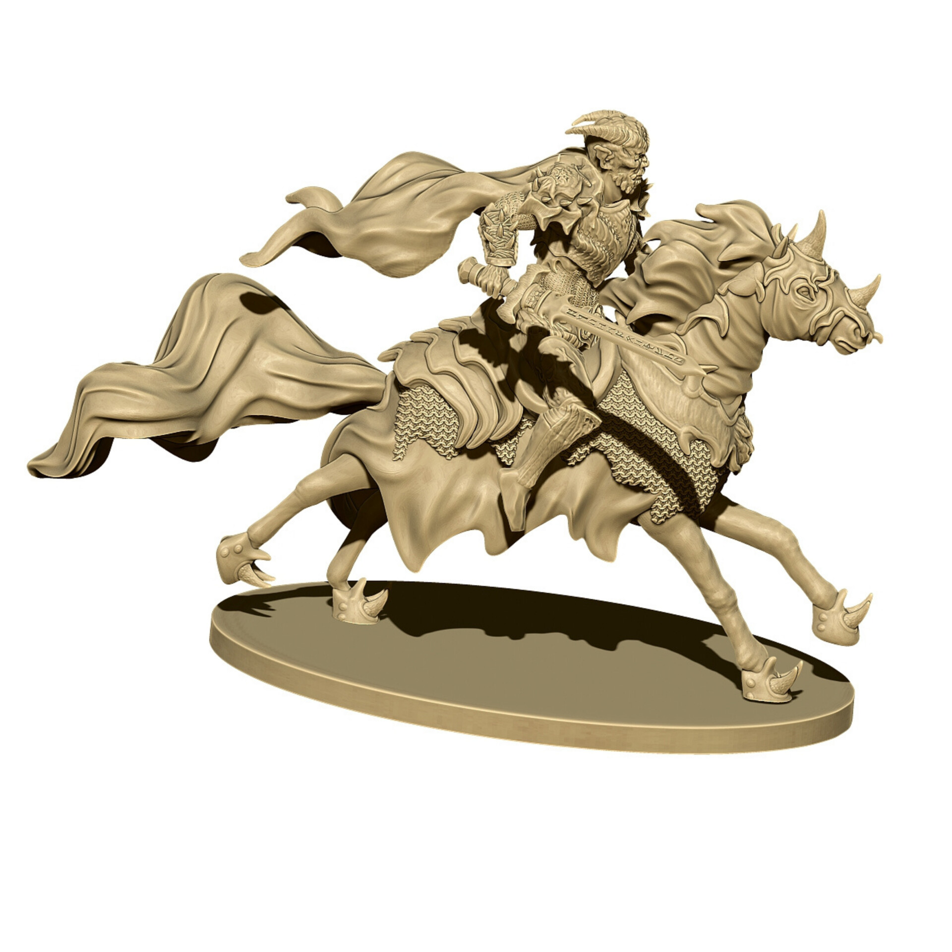 ArtStation - Hell Rider - 3D Printable Model