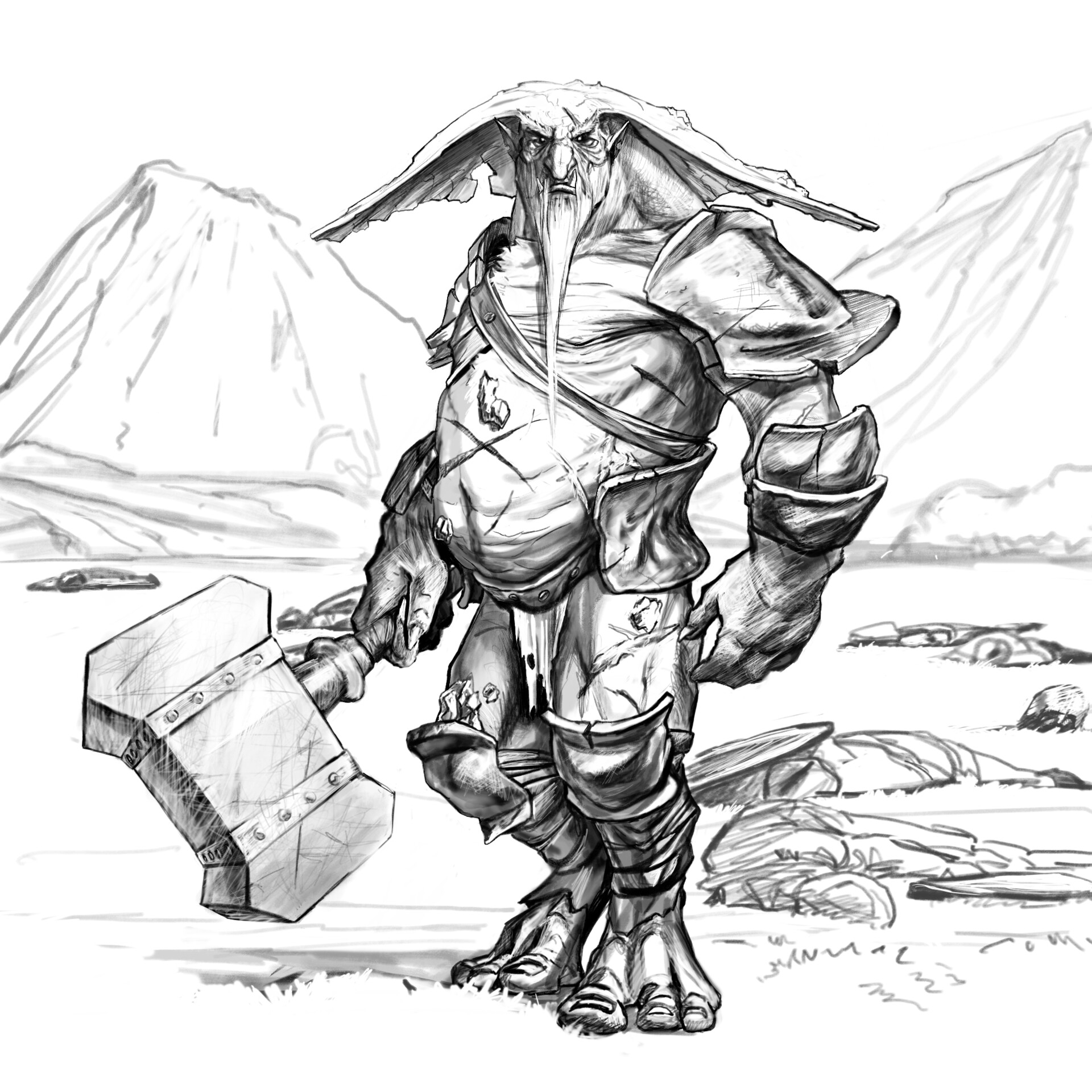 ArtStation - Troll concept art