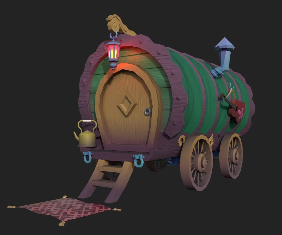 ArtStation - Gypsy Caravan