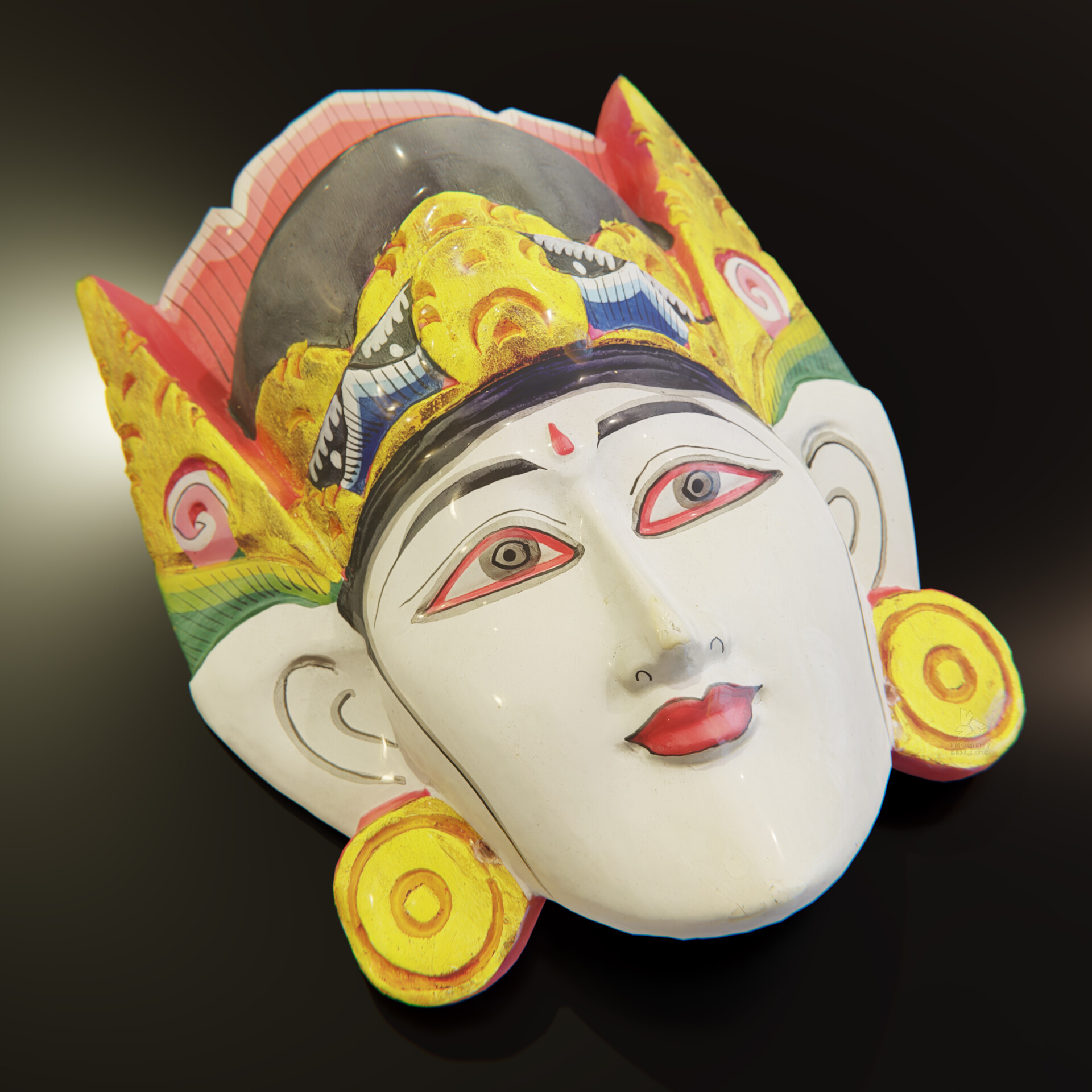 ArtStation - Wooden mask IV