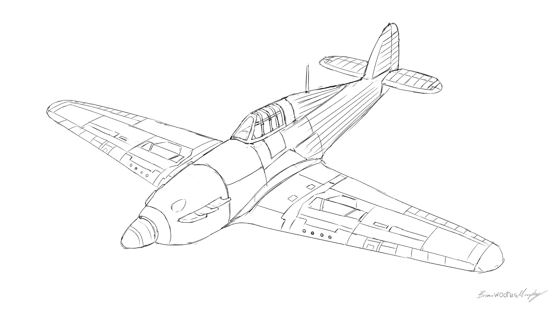 Brian J Murphy - Hawker Hurricane