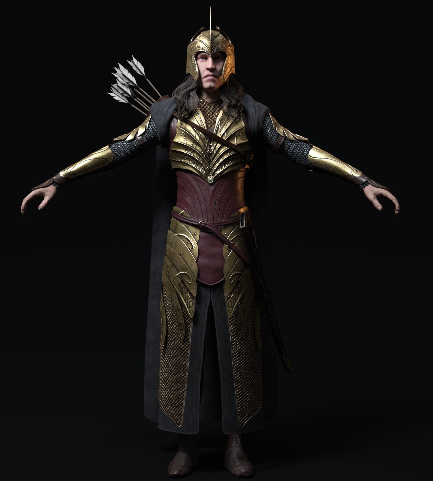 ArtStation - Galadhrim elf