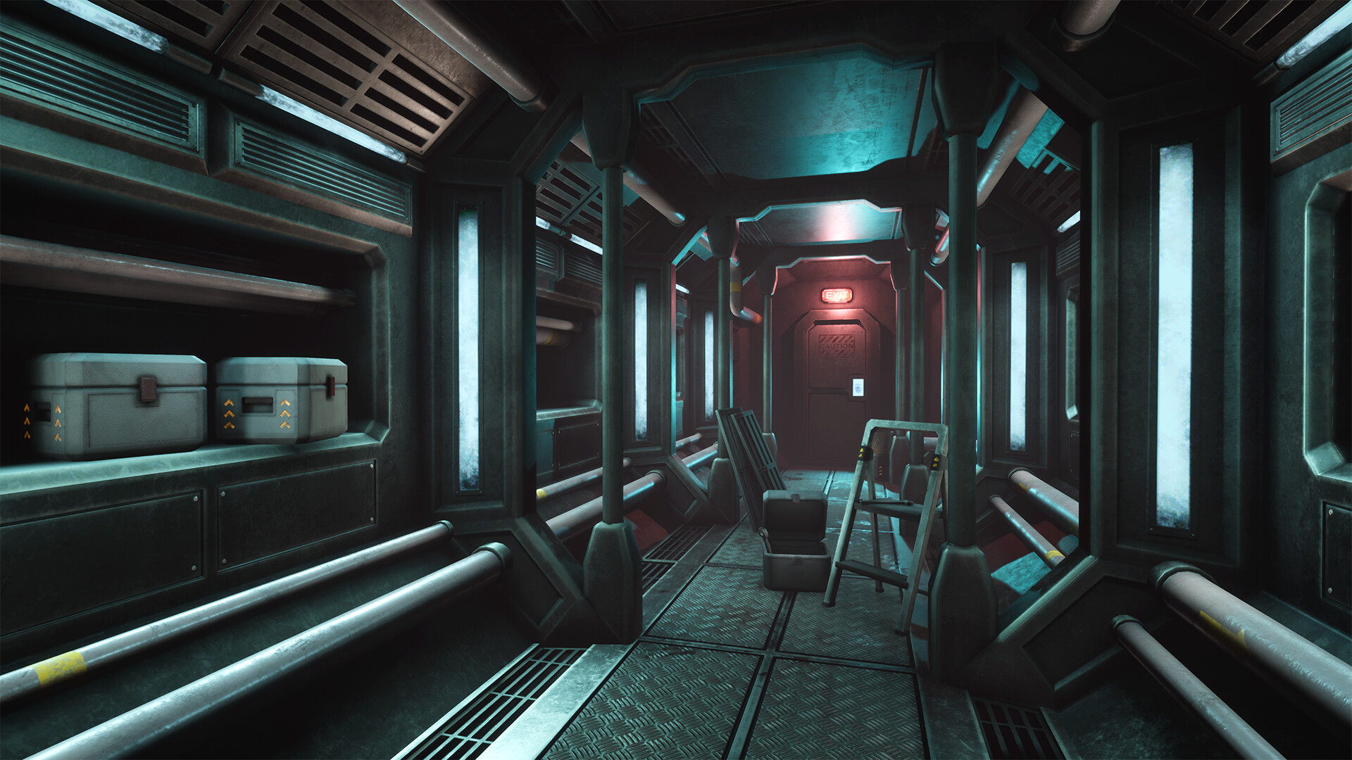 ArtStation - Sci-Fi Maintenance Hallway