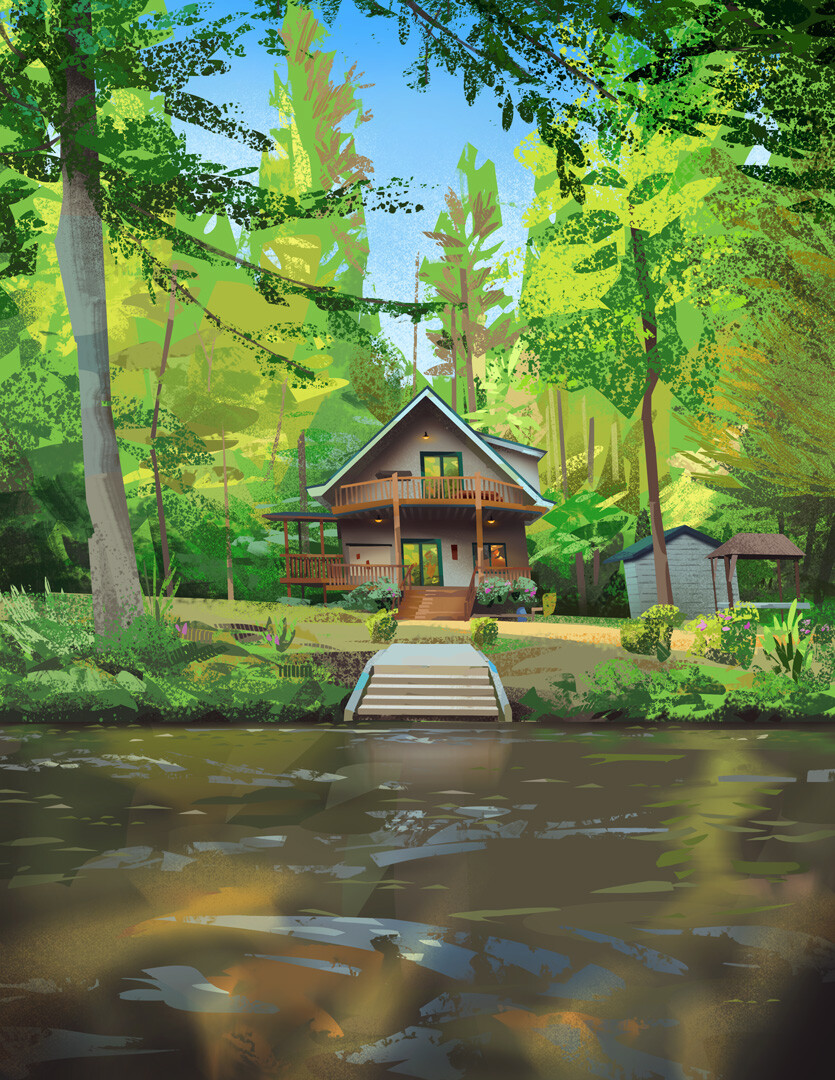 ArtStation - Cottage House Study