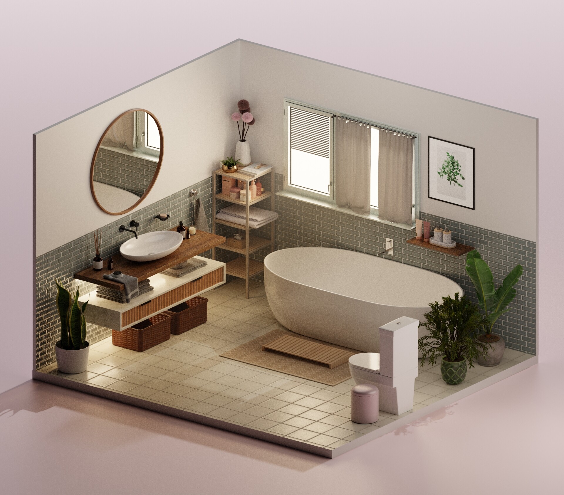 ArtStation - Bathroom