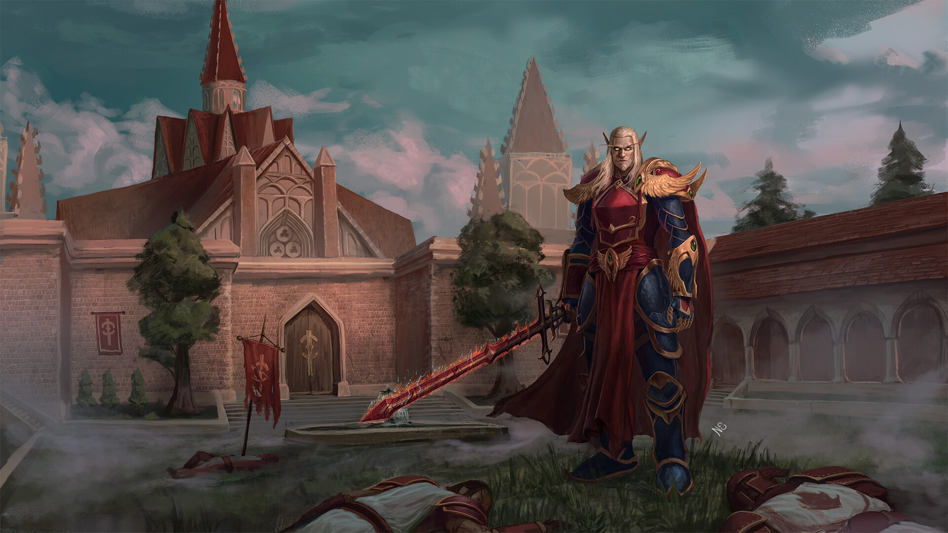 ArtStation - The Scarlet Sunrise